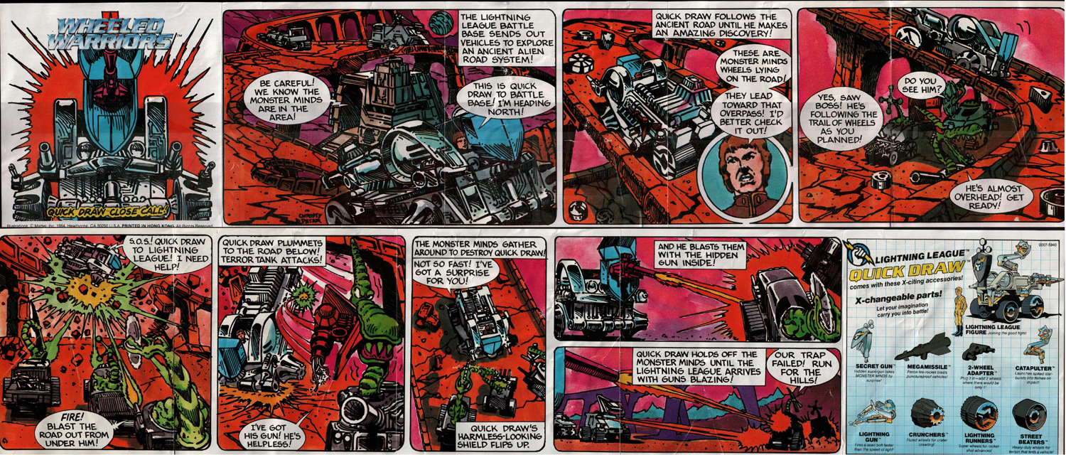 Vehicles Quick-Draw (Wheeled Warriors, Lightning League ...