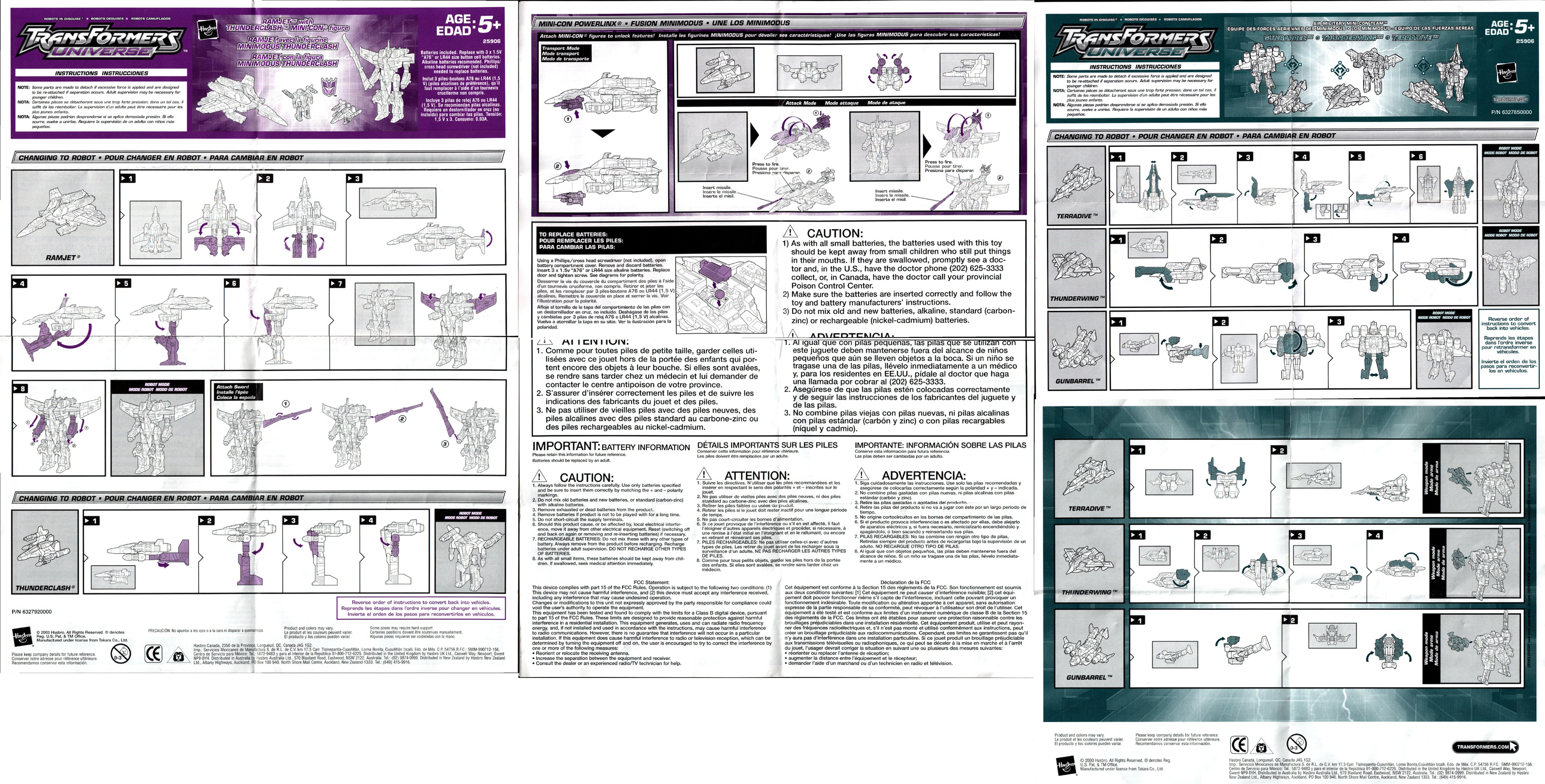 Ultra Class Ramjet with Thunderclash, Gunbarrel, Terradive, and ...