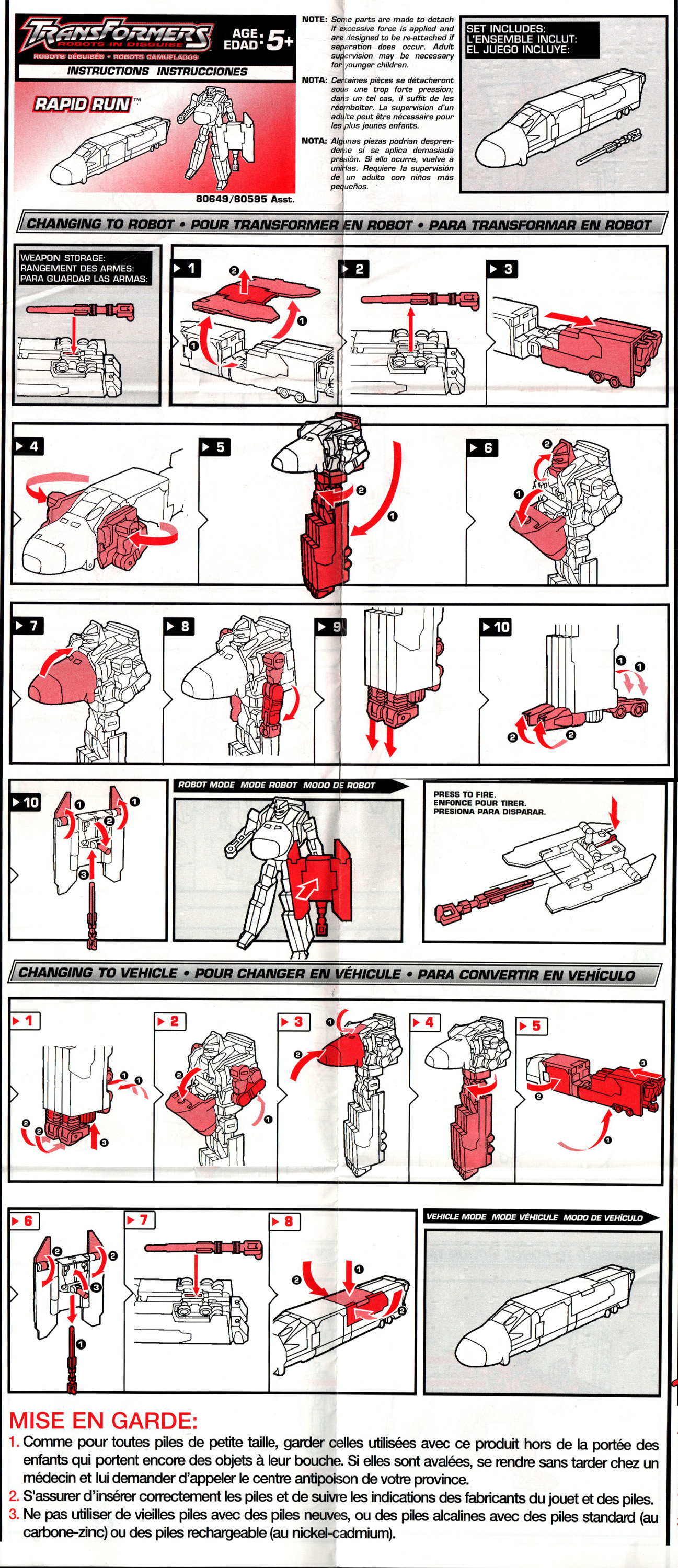 Trainbots (Rail Racer) Rapid Run (Transformers, Robots in Disguise (RID ...