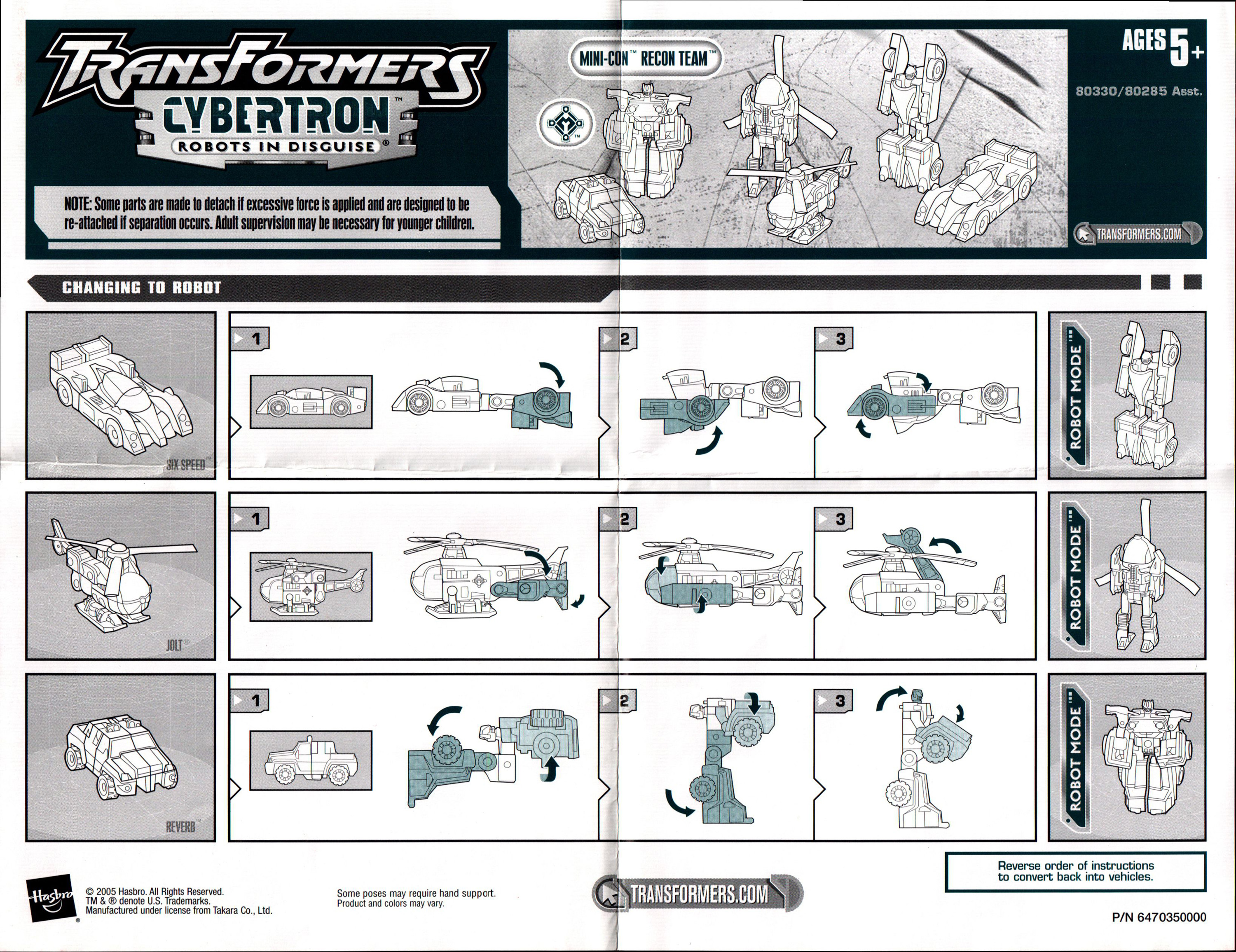 Scout Class Recon Mini-Con Team (Transformers, Cybertron, Mini-Con ...