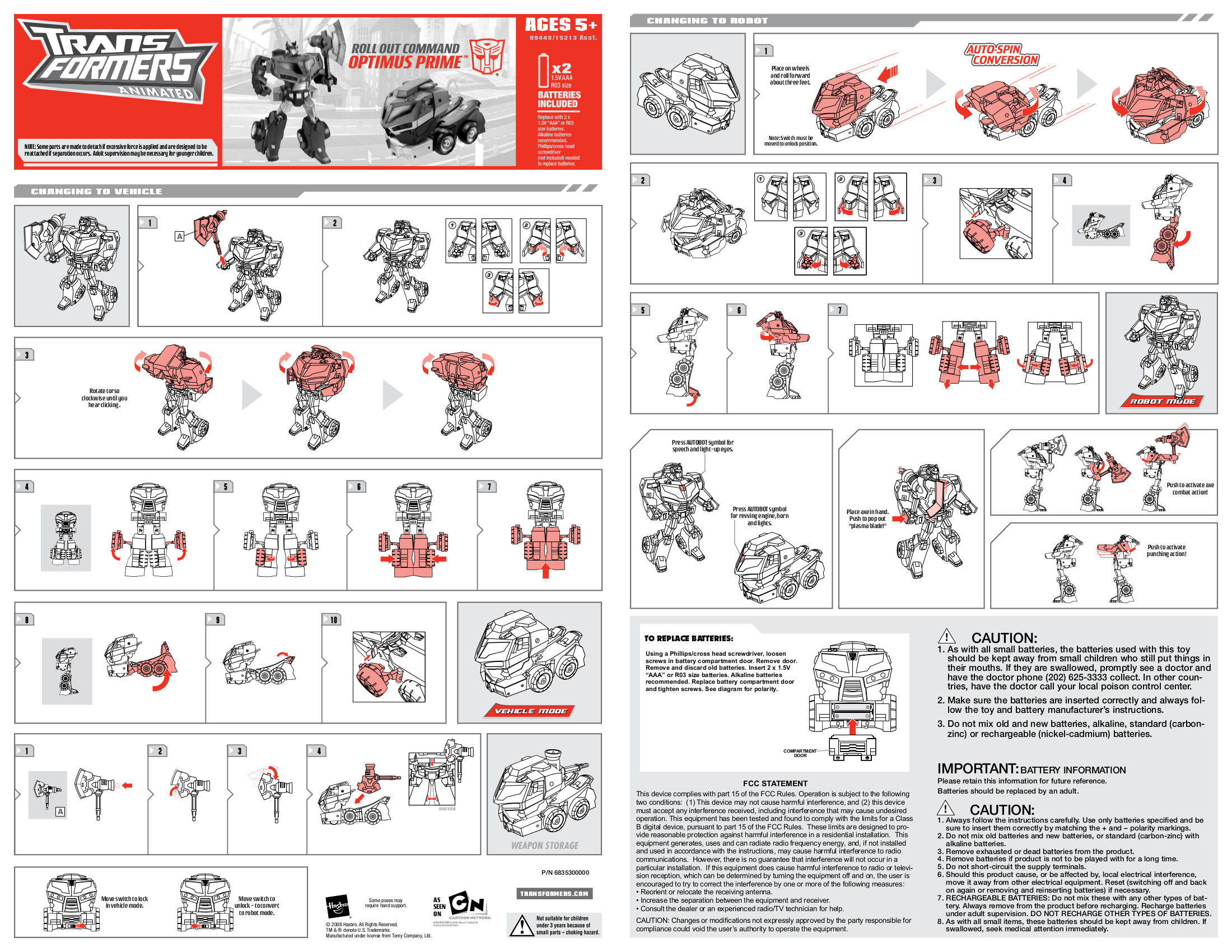 Supreme Class Roll out Command Optimus Prime (Transformers, Animated ...