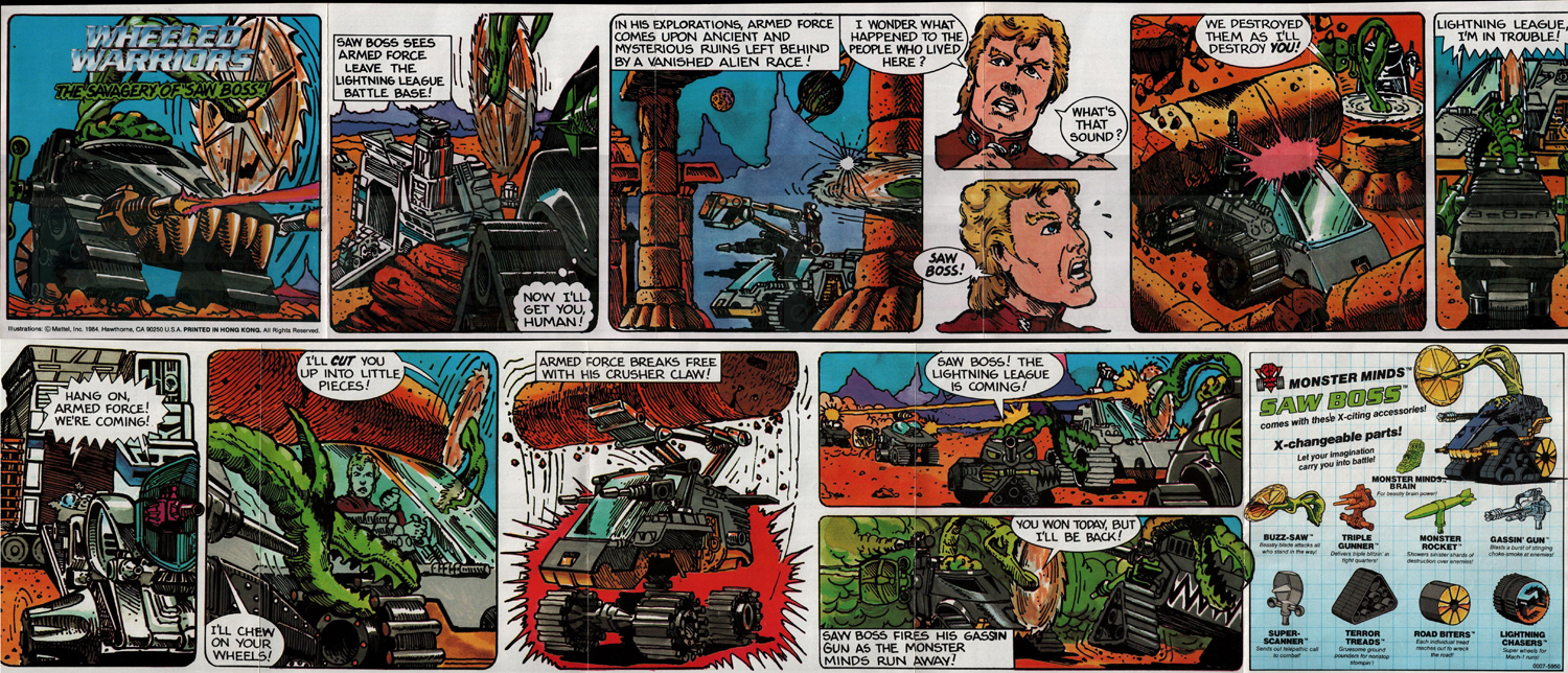 Vehicles Saw Boss (Wheeled Warriors, Monster Minds) | Transformerland ...