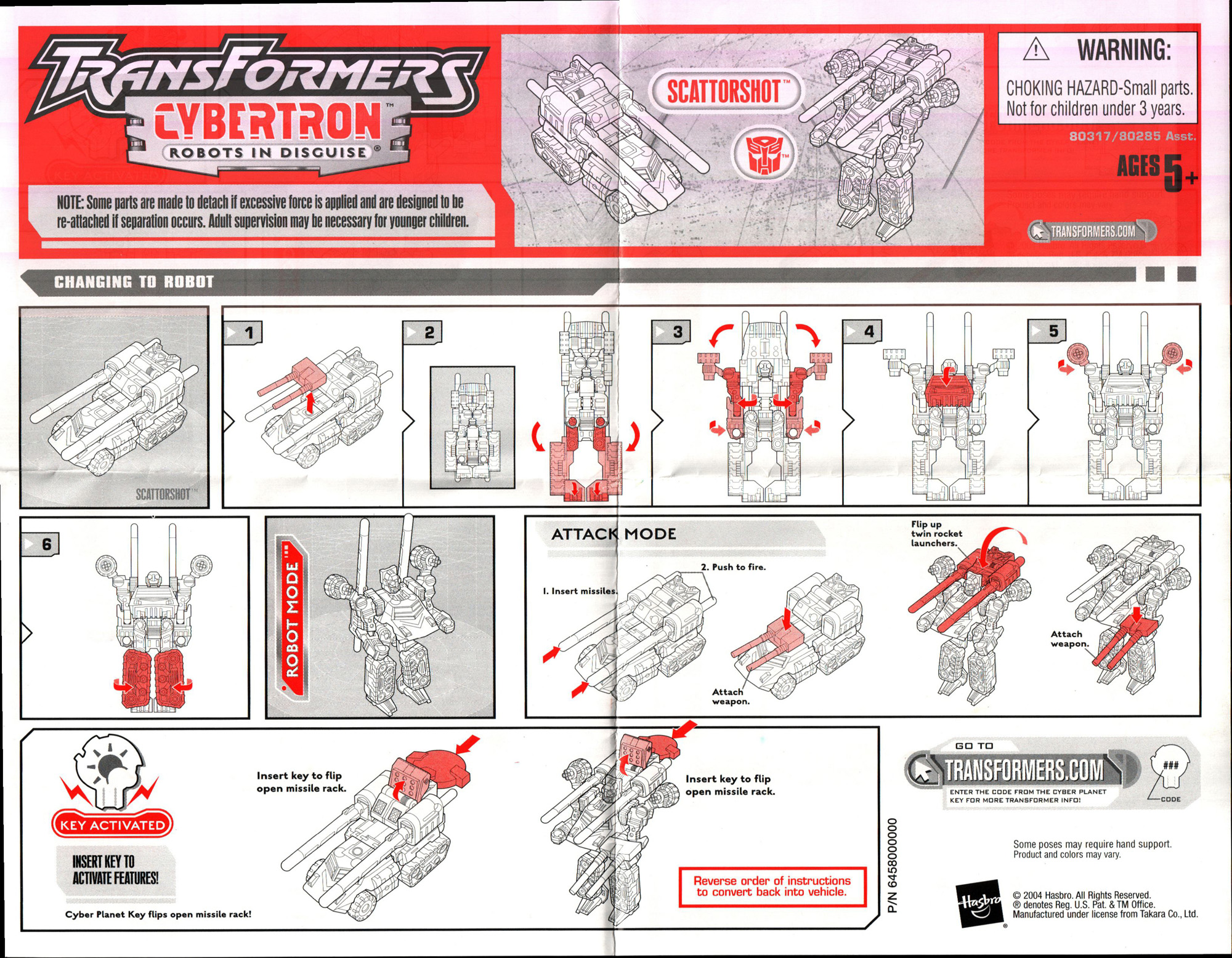 Scout Class Scattorshot (s67k) (Transformers, Cybertron, Autobot ...