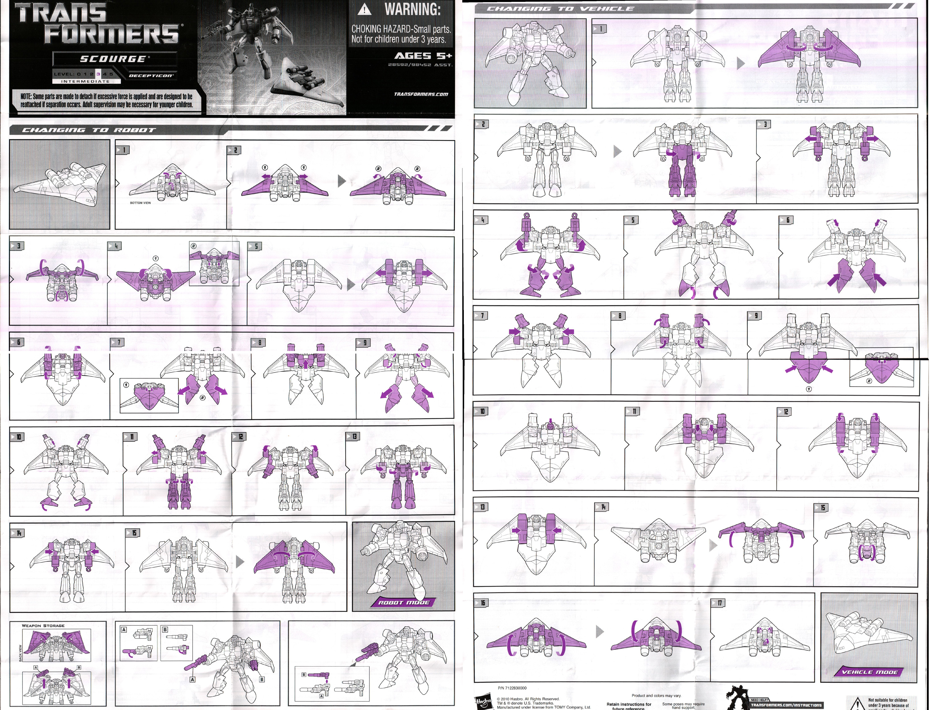 Deluxe Class Scourge (Transformers, Generations, Decepticon ...