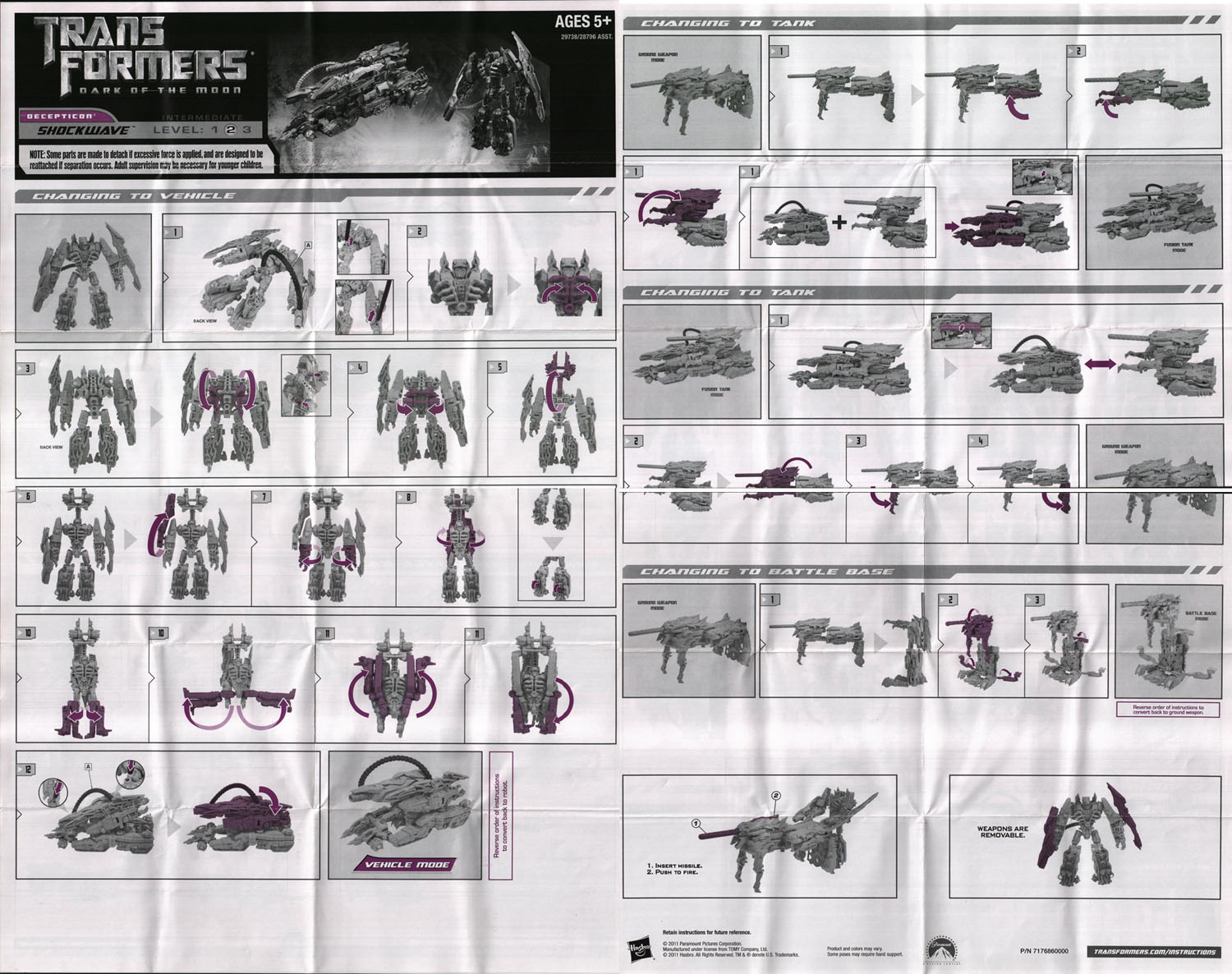 Cyberverse Action Sets Shockwave Fusion Tank (Transformers, Movie ...
