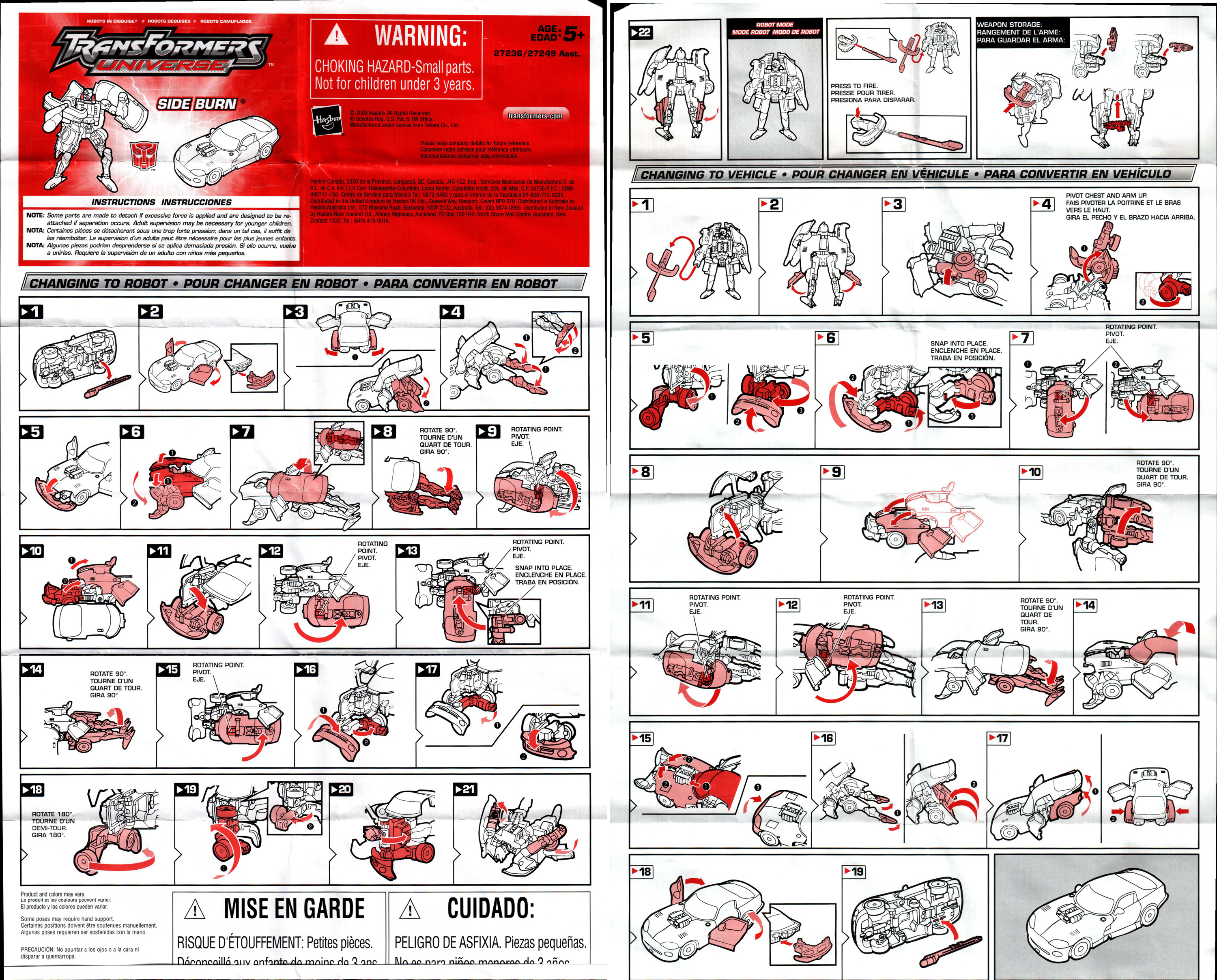 Deluxe Class Side Burn (Transformers, Universe, Autobot ...