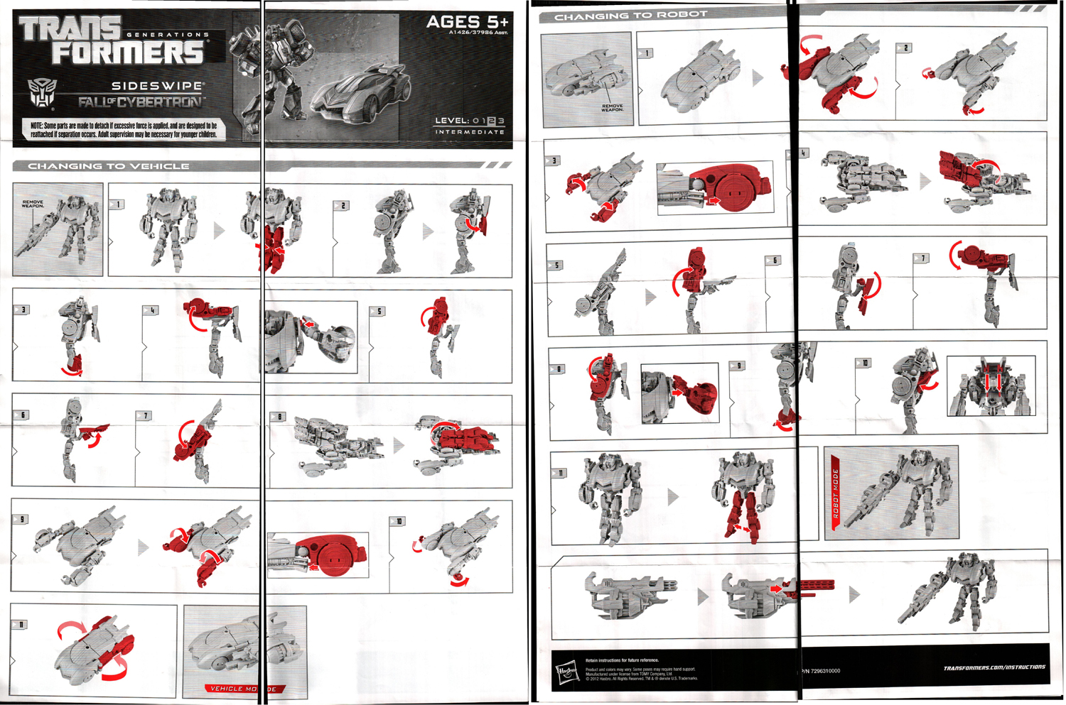 Deluxe Class Sideswipe (Transformers, Generations, Autobot ...