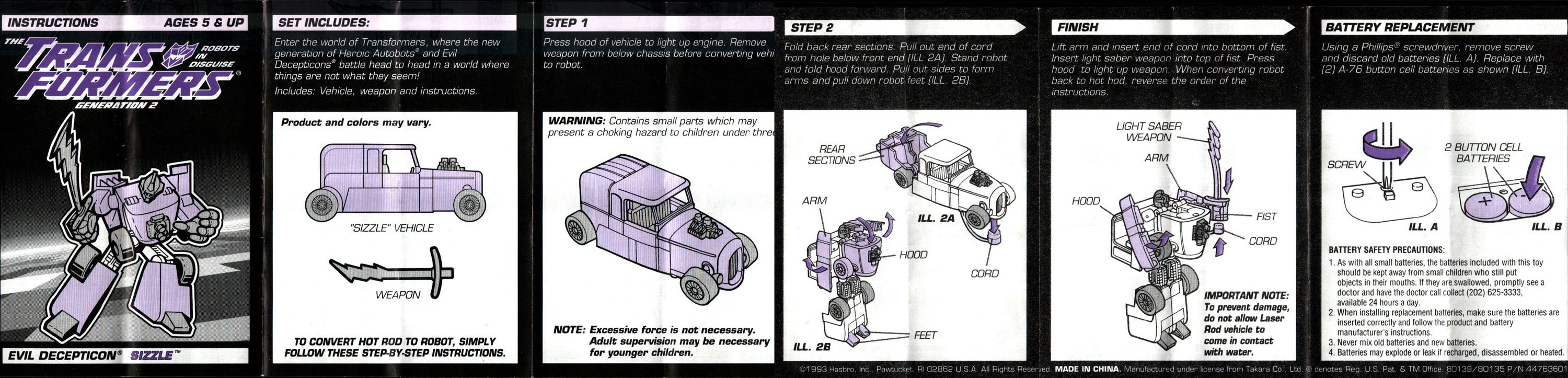 Laser Rods Sizzle (Transformers, G2, Decepticon) | Transformerland.com ...