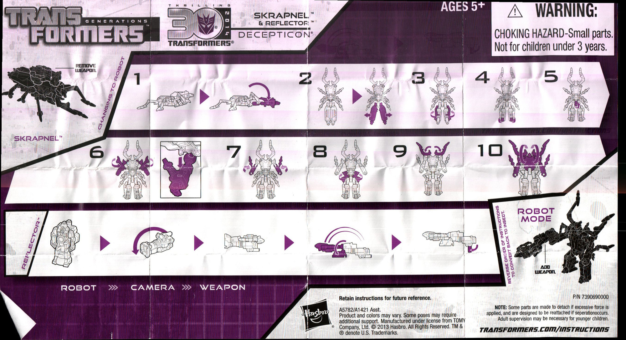 Legends Class Skrapnel & Reflector (Transformers, Generations ...