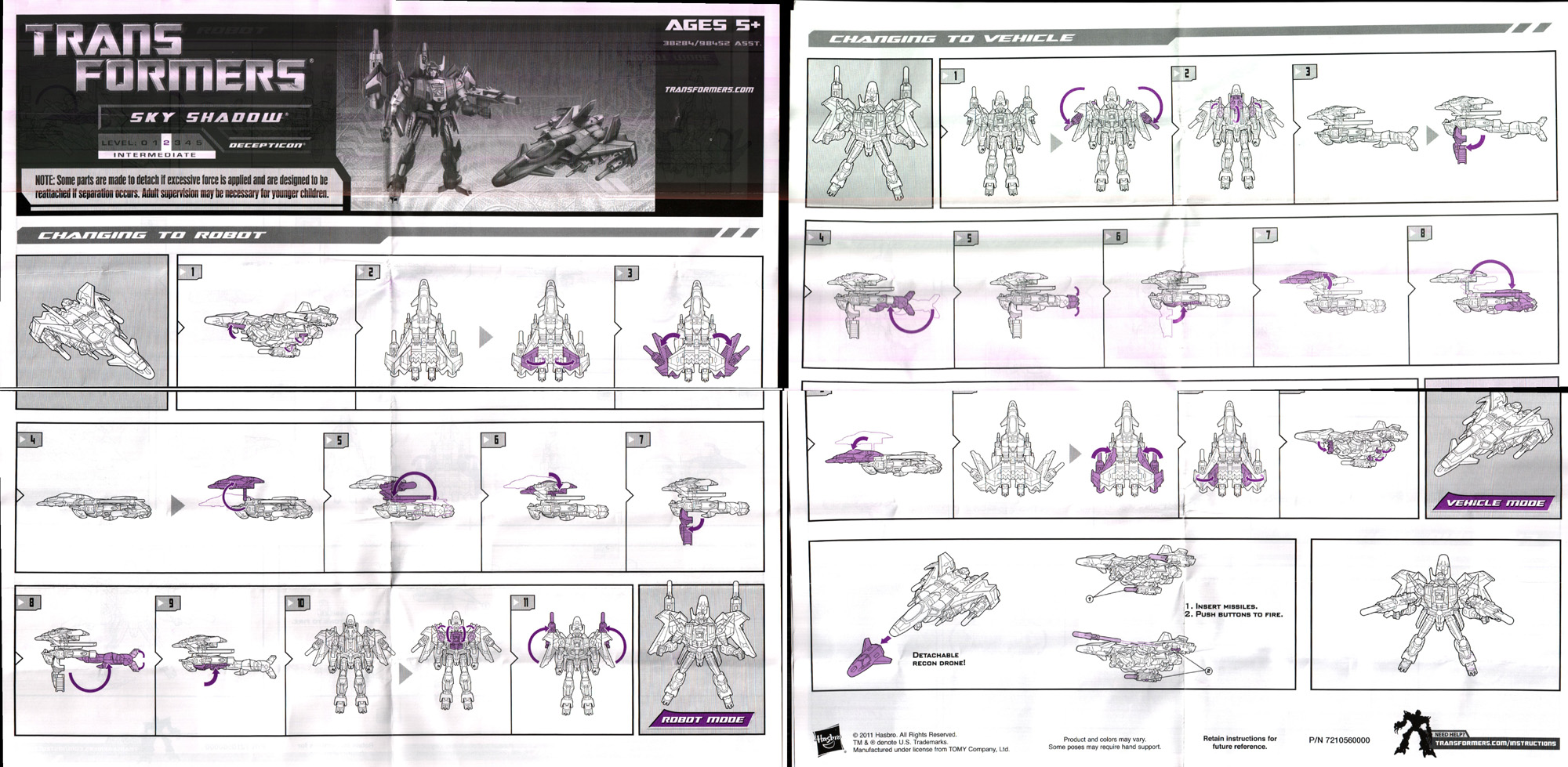 Deluxe Class Sky Shadow (Transformers, Generations, Decepticon ...