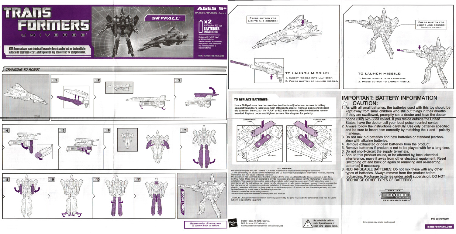 Ultra Class Skyfall (Transformers, Universe 2, Decepticon ...