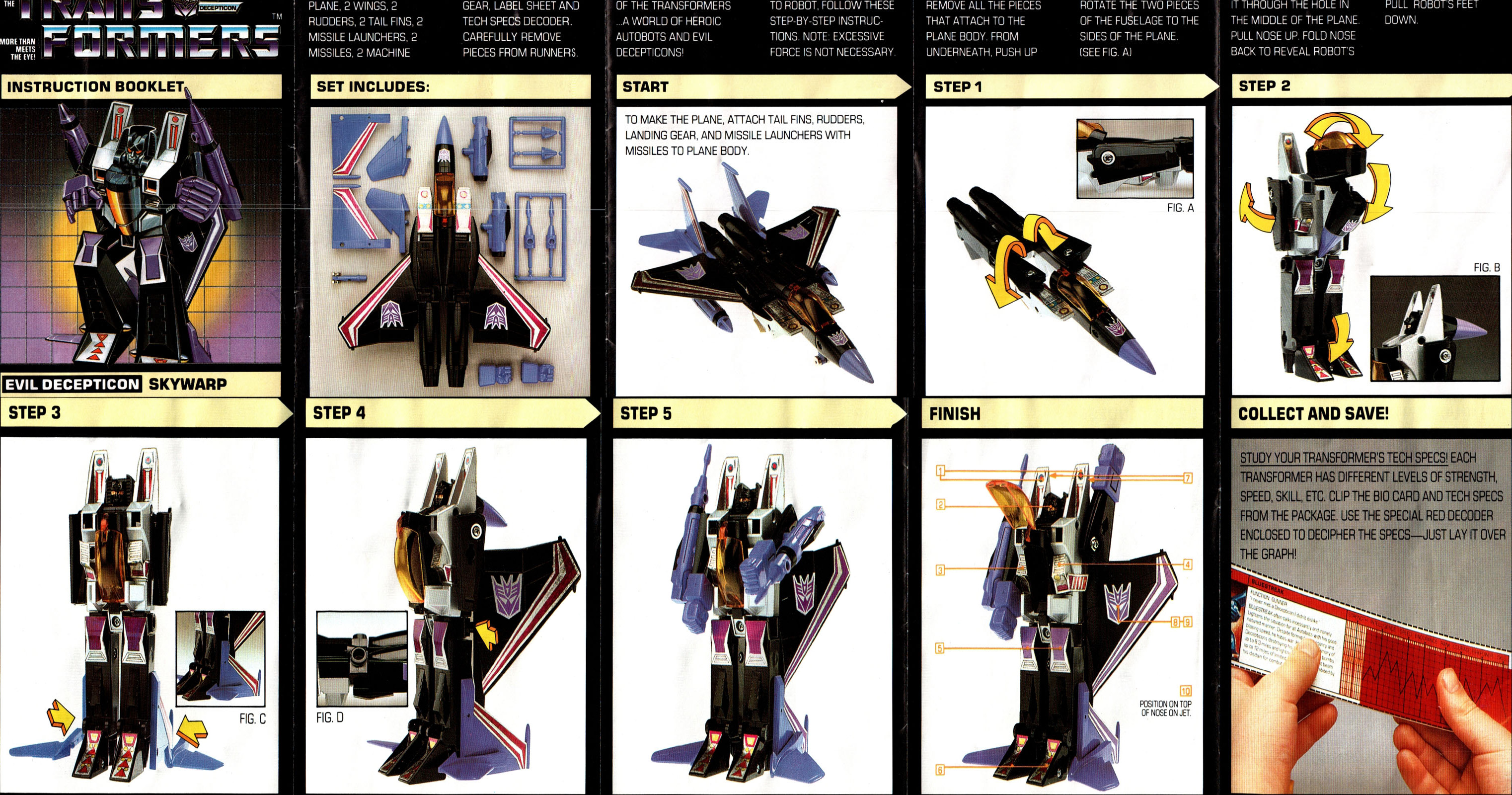 Decepticon Jets Skywarp (Transformers, G1, Decepticon ...
