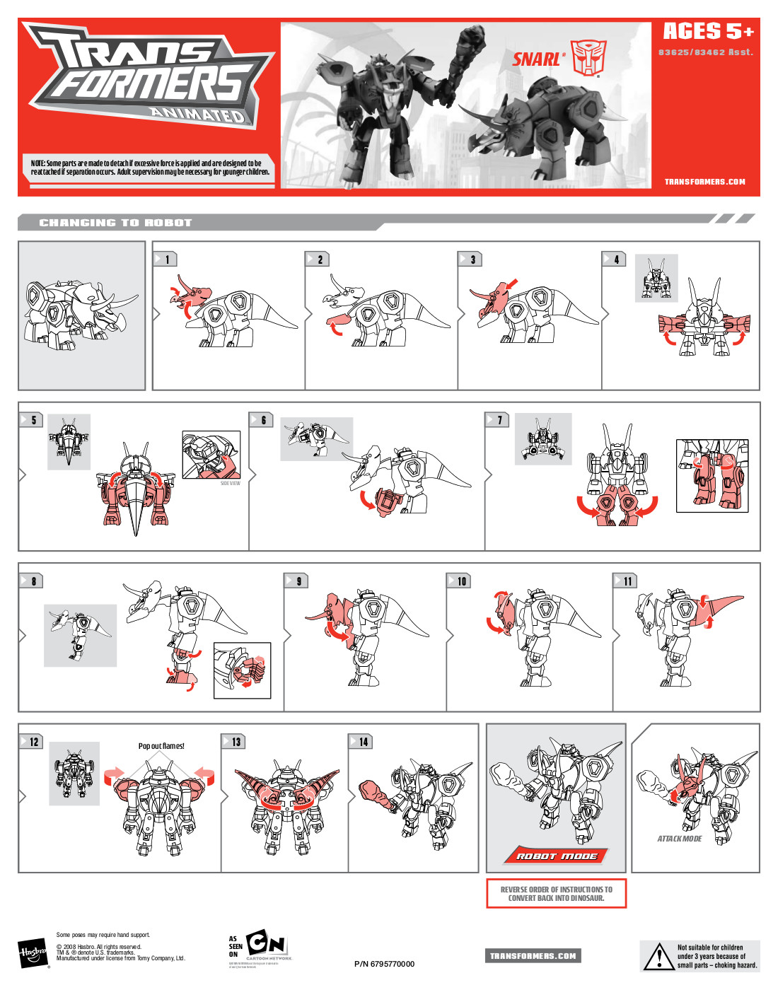 Deluxe Class Snarl (Transformers, Animated, Autobot) | Transformerland ...