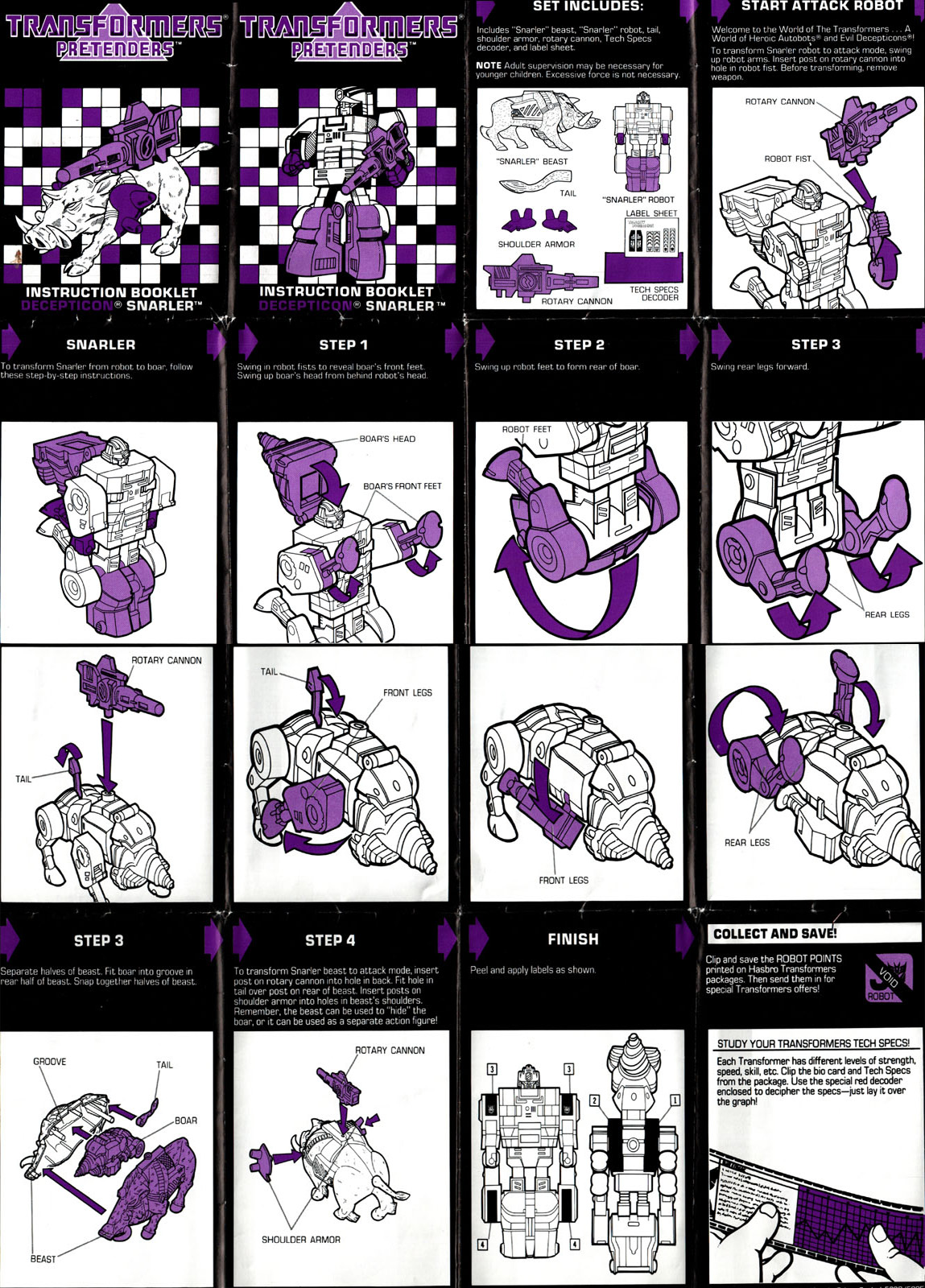 Pretenders Snarler (Transformers, G1, Decepticon) | Transformerland.com ...