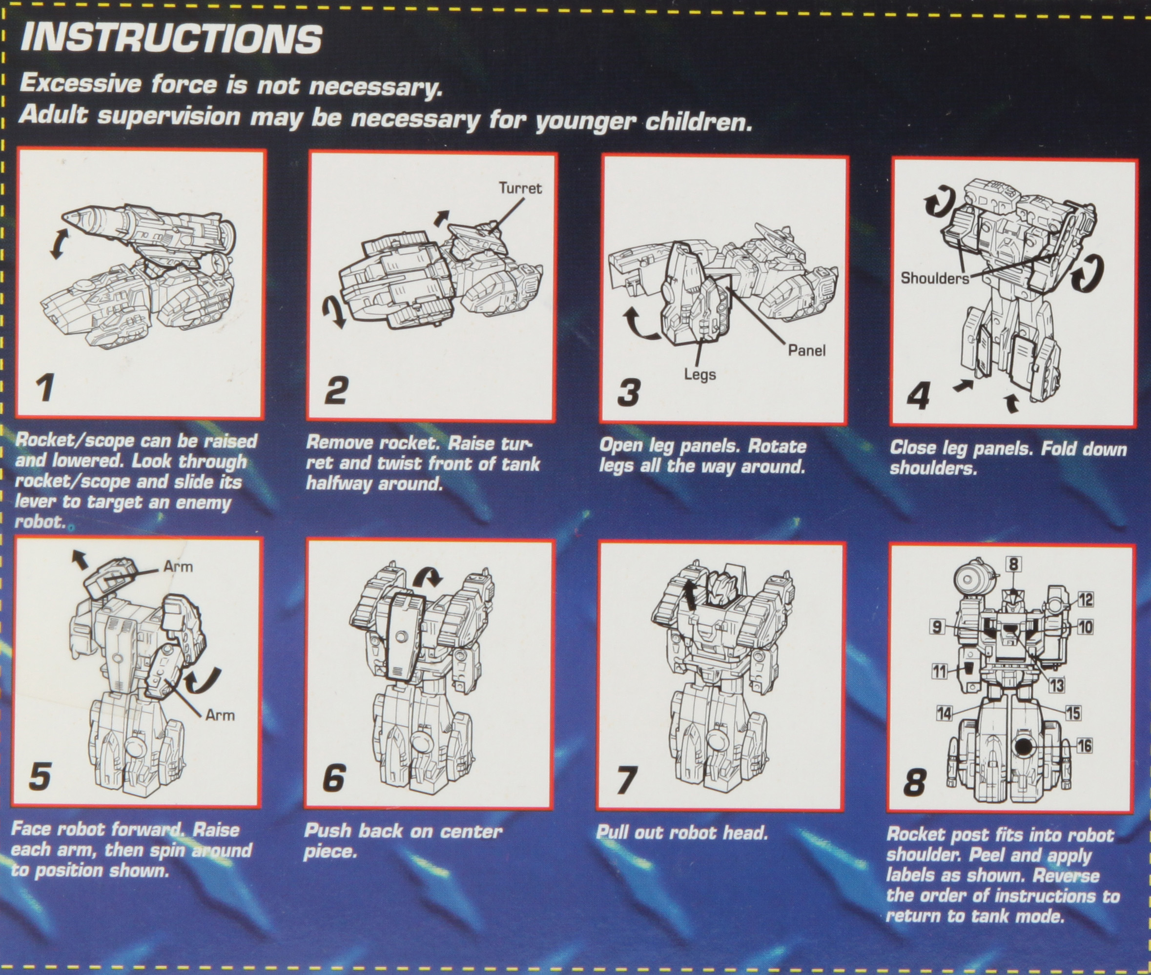 Mega Class Soundwave (Transformers, Machine Wars, Decepticon ...