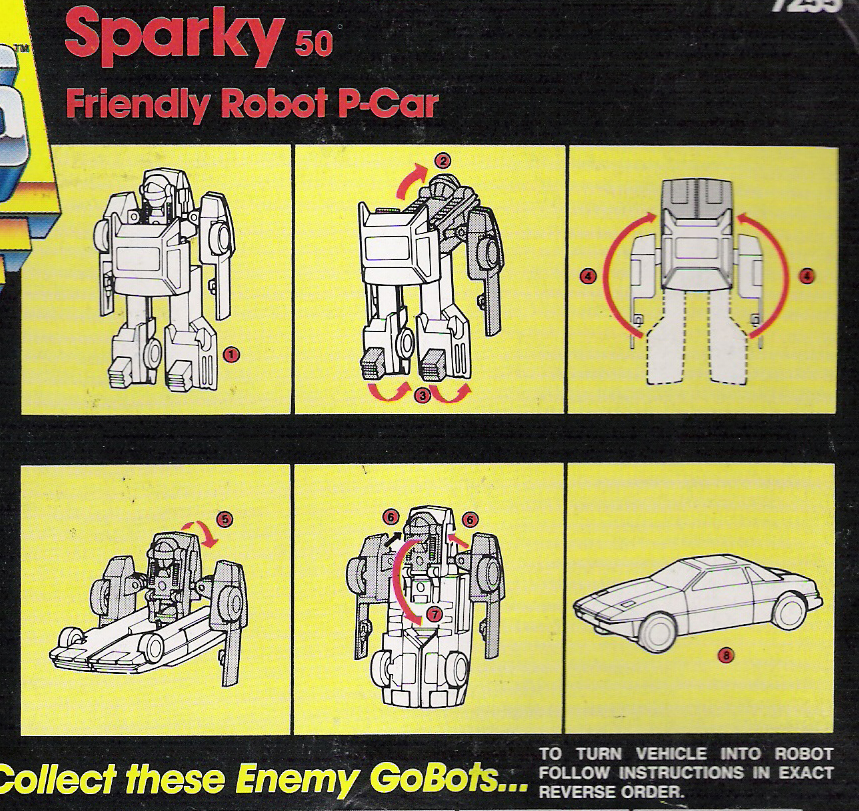 Regular Sparky (50) (GoBots, Tonka GoBots, Guardian) | Transformerland.com - Collector's Guide ...