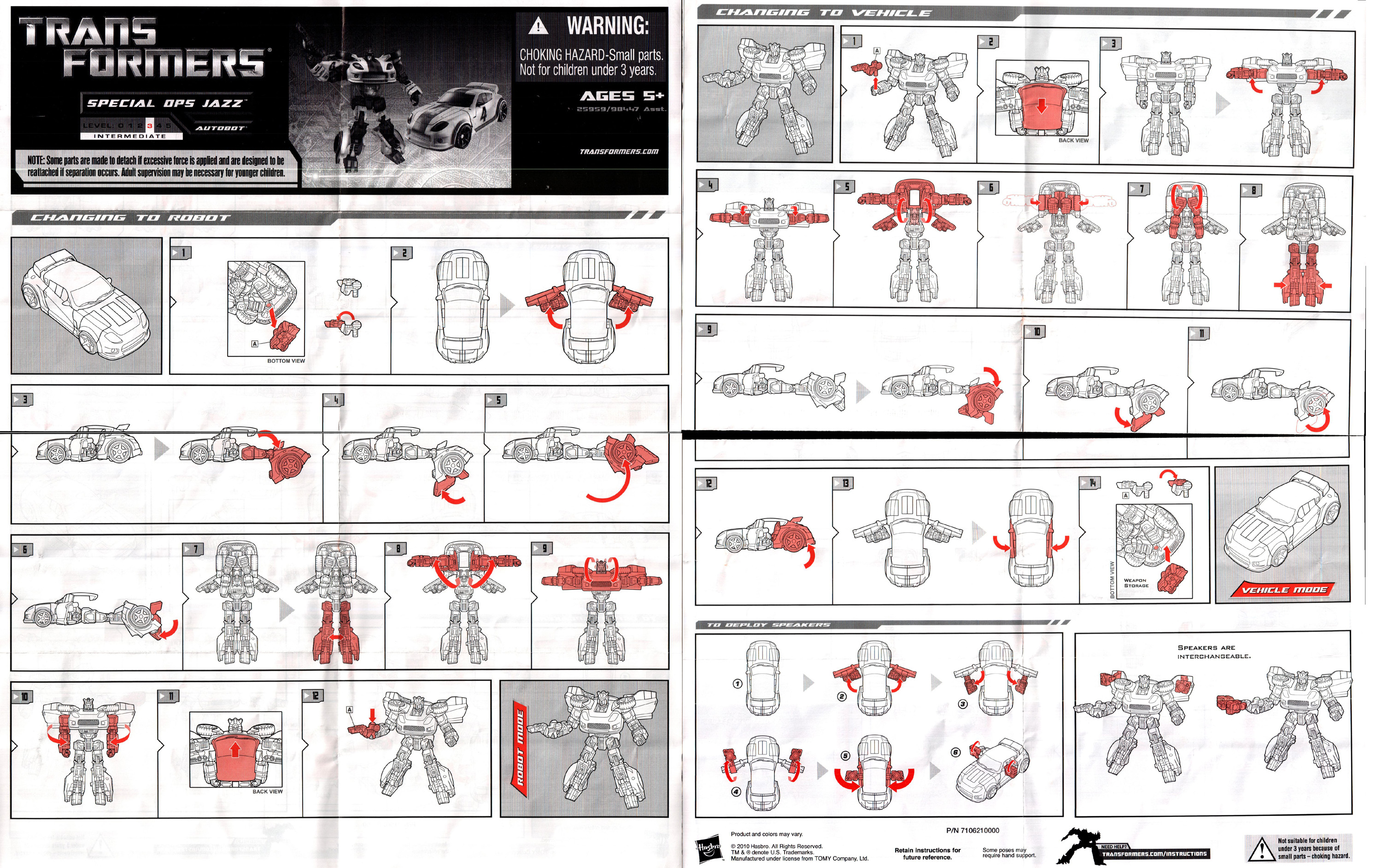 Deluxe Class Special Ops Jazz (Transformers, Transformers (2010 - HFTD ...