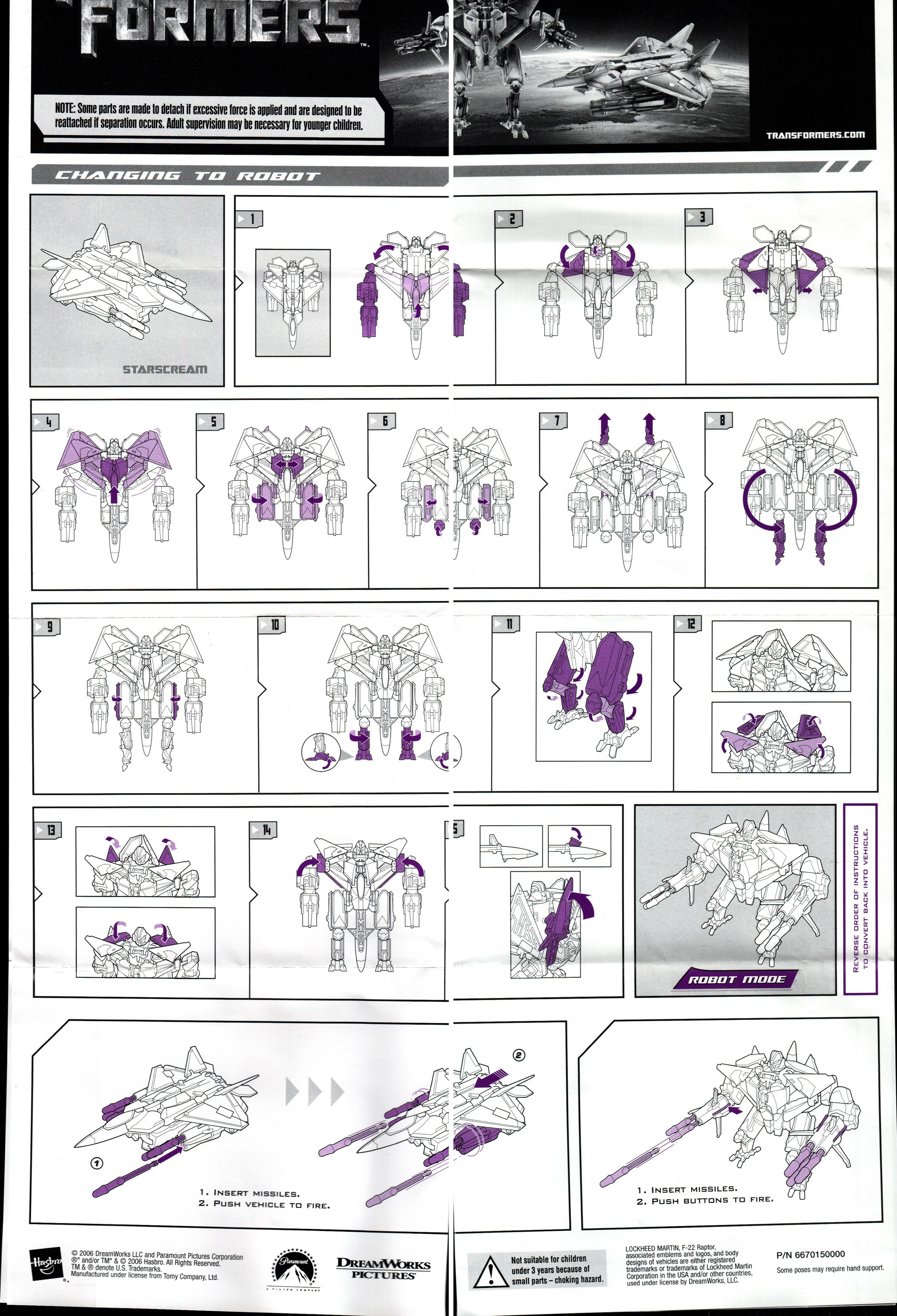 Voyager Class Starscream (Transformers, Movie, Decepticon ...