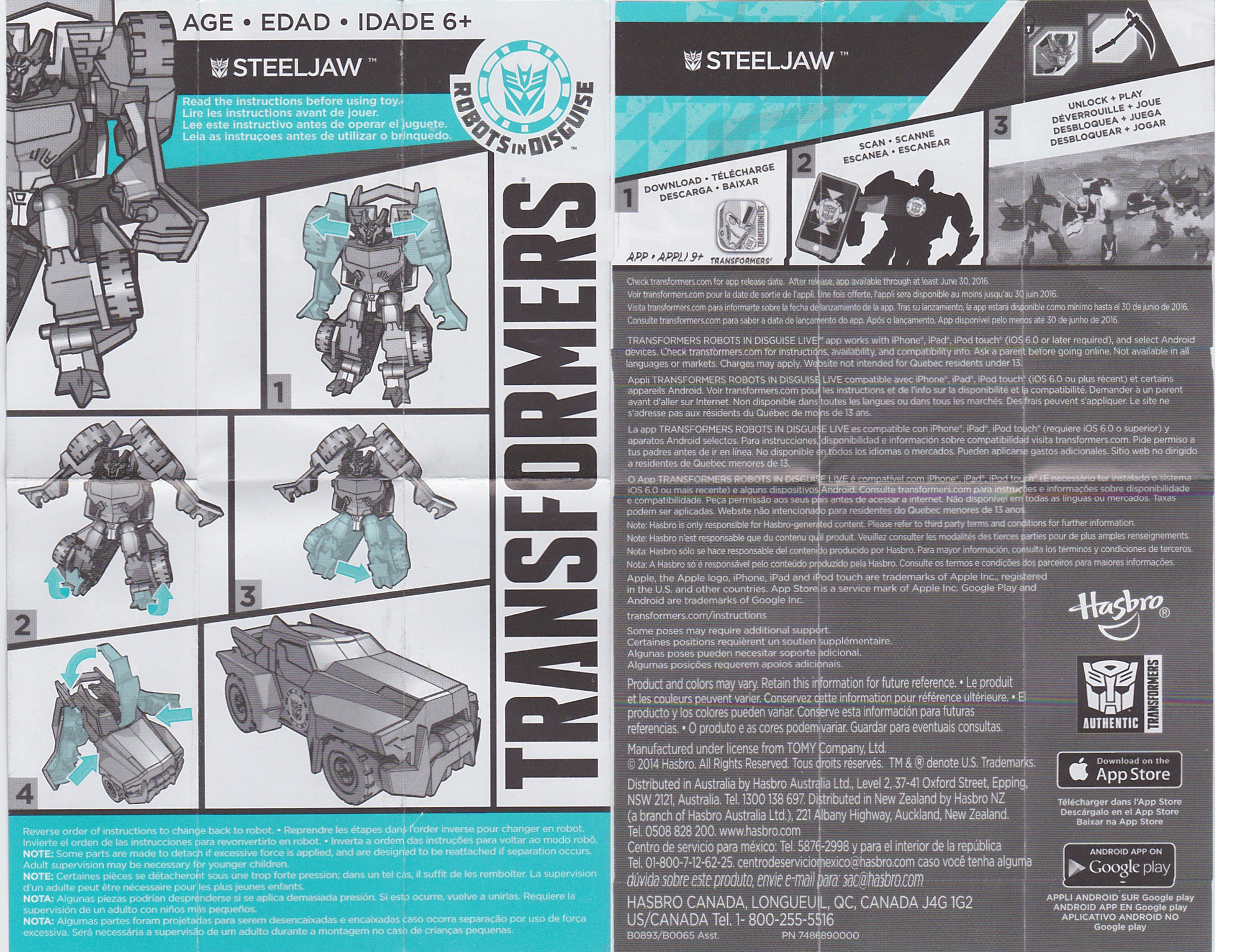 Legion Class Steeljaw (Transformers, Robots in Disguise (2015, RID ...