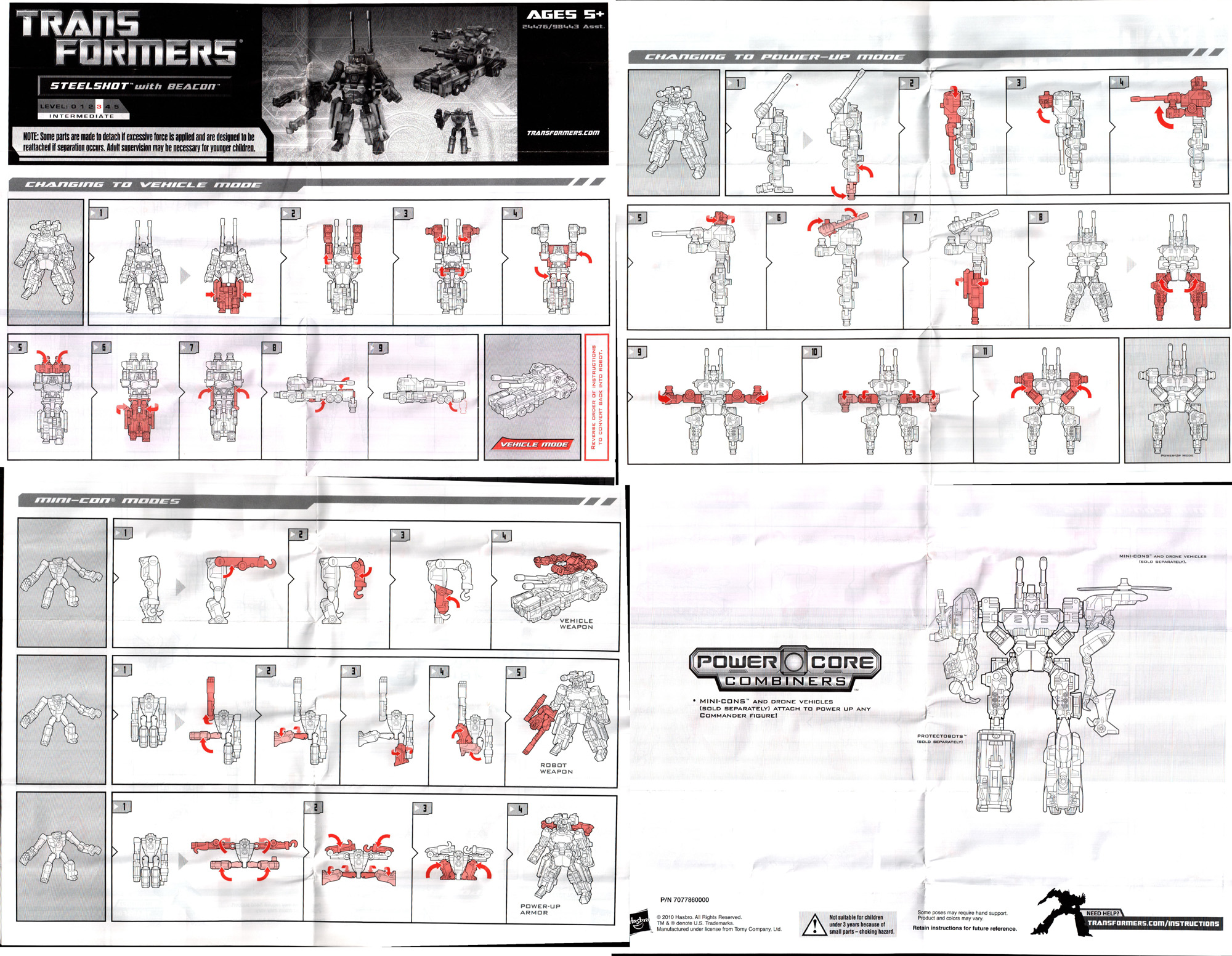 Commander 2-packs Steelshot with Beacon (Transformers, Power Core ...