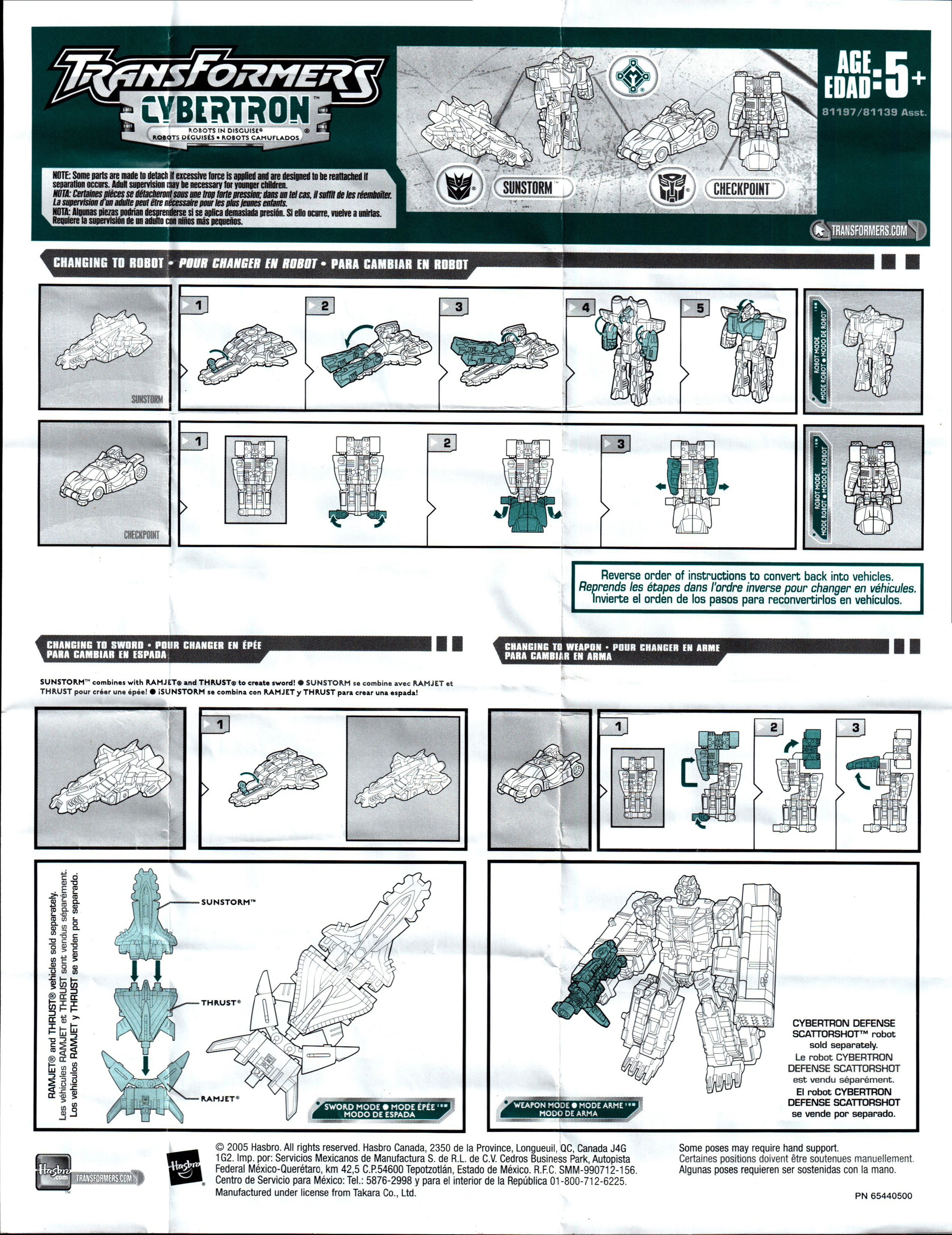 Mini-Con Class Sunstorm vs. Checkpoint (Transformers, Cybertron ...