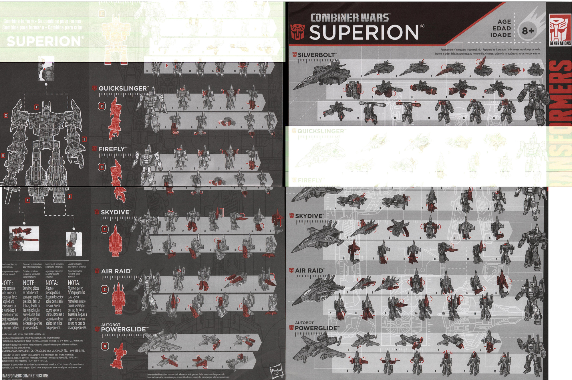 Combiners - Gift Set Only Superion (Transformers, Generations ...