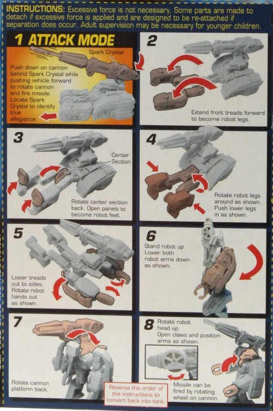 Basic Class Tank Drone (Transformers, Beast Machines, Vehicon ...