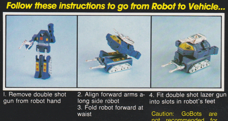Regular Tank (02) (GoBots, Tonka GoBots, Renegade) | Transformerland.com - Collector's Guide Toy ...
