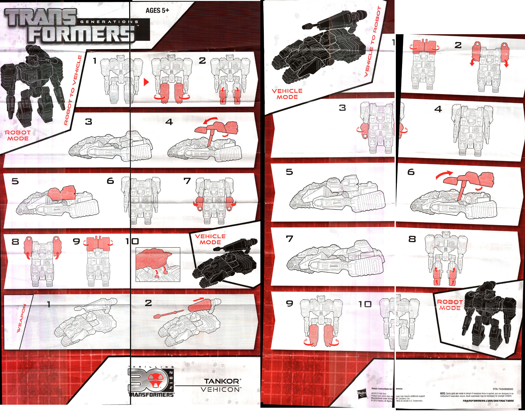 Deluxe Class Tankor (Transformers, Generations, Vehicon ...