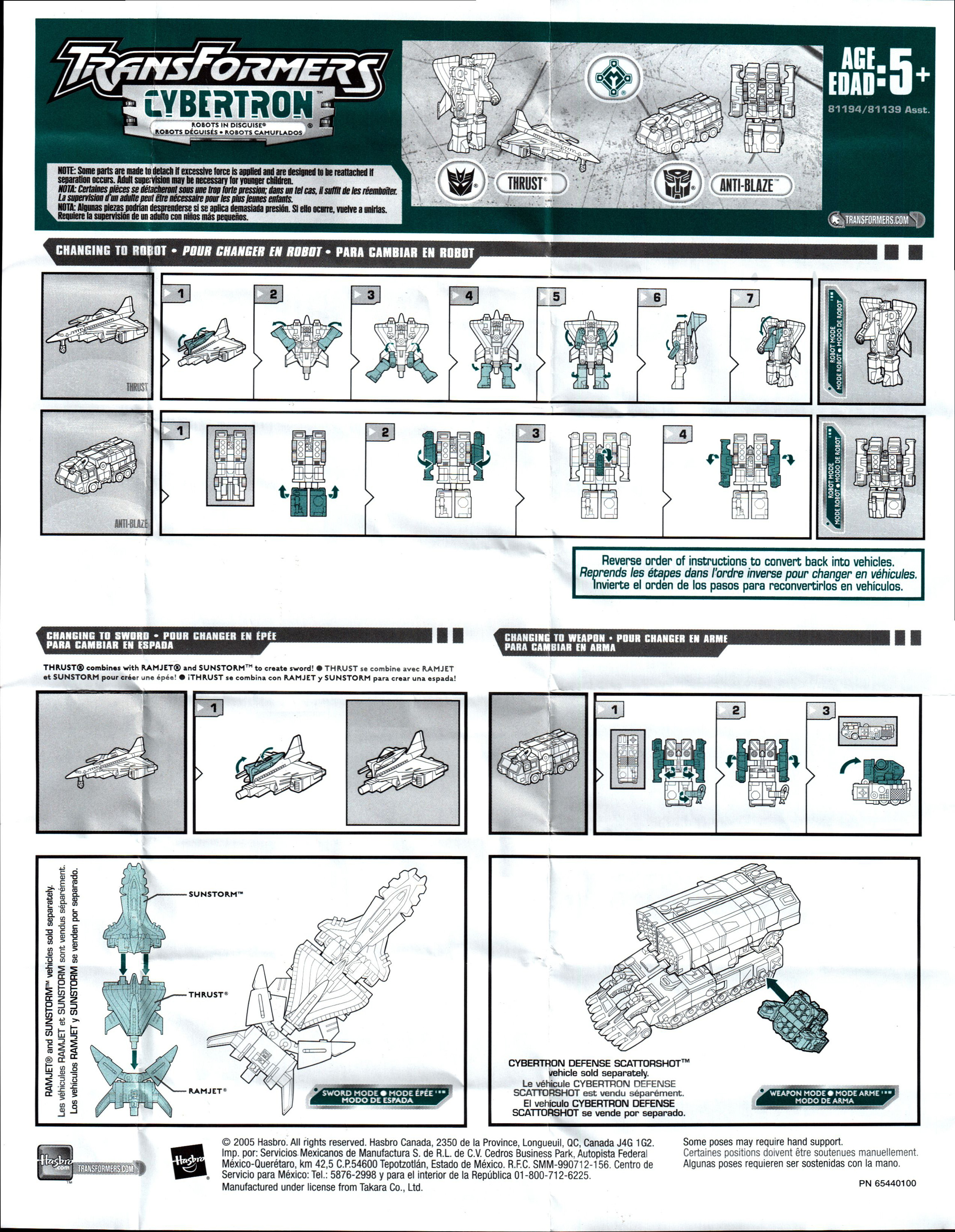 Mini-Con Class Thrust vs. Anti-Blaze (Transformers, Cybertron, Autobot ...