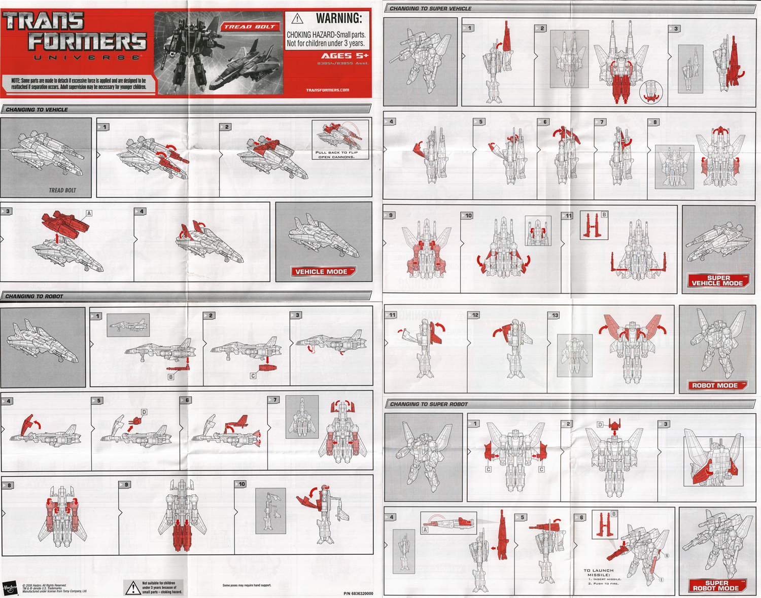 Voyager Class Tread Bolt (Transformers, Universe 2, Autobot ...