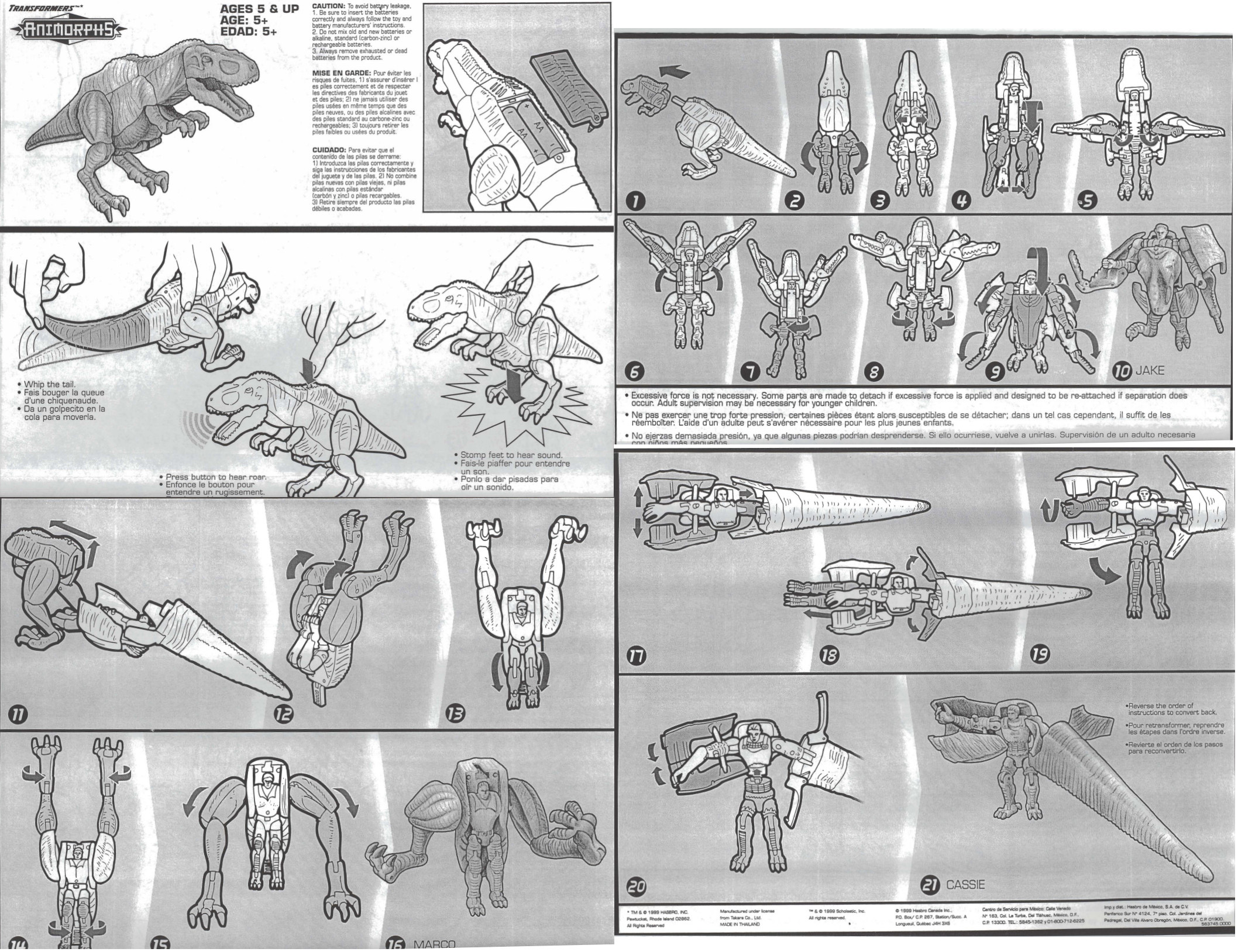 Super Class Tri-Rex (Transformers, Animorphs, Animorph ...