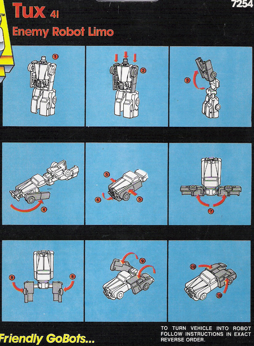 Regular Tux (41) (GoBots, Tonka GoBots, Renegade) | Transformerland.com ...