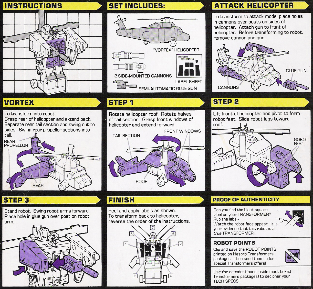 Combaticons (Bruticus, G1) Vortex (C2) (Transformers, G1, Decepticon ...