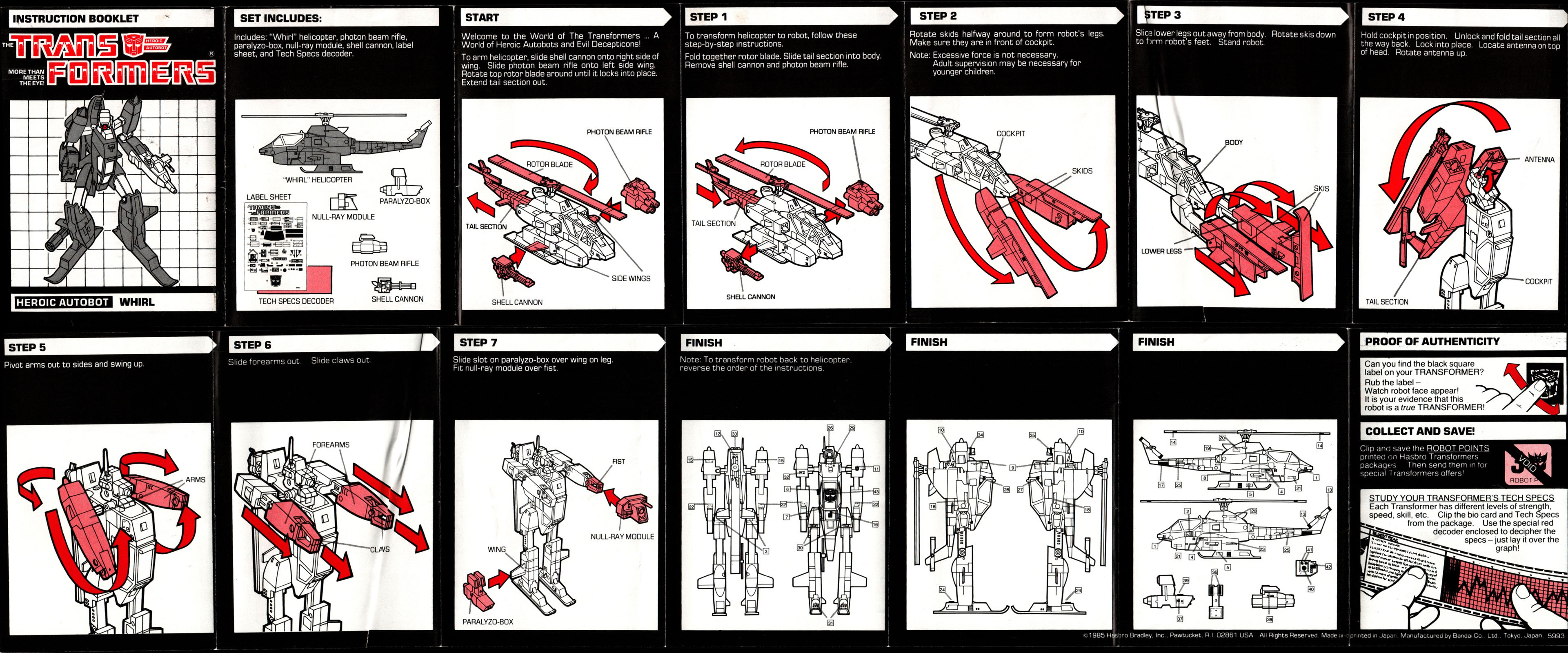 Deluxe Vehicles Whirl (Transformers, G1, Autobot) | Transformerland.com ...