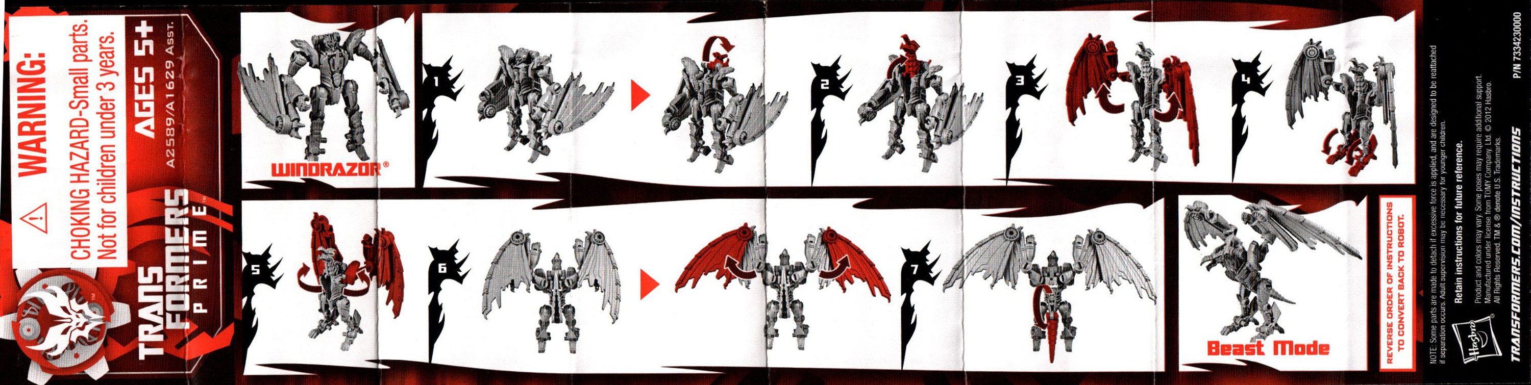 Cyberverse Legion Class Windrazor (Transformers, Prime, Predacon ...