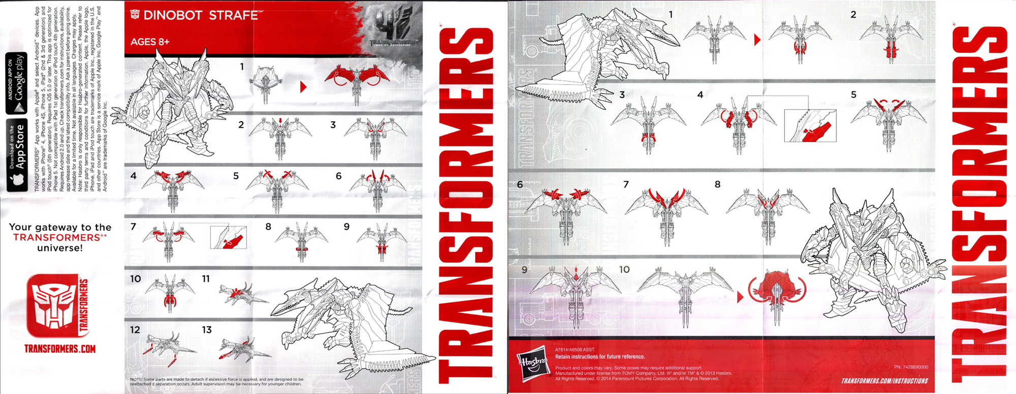 Deluxe Class Strafe (Transformers, Movie - Age of Extinction (AOE ...