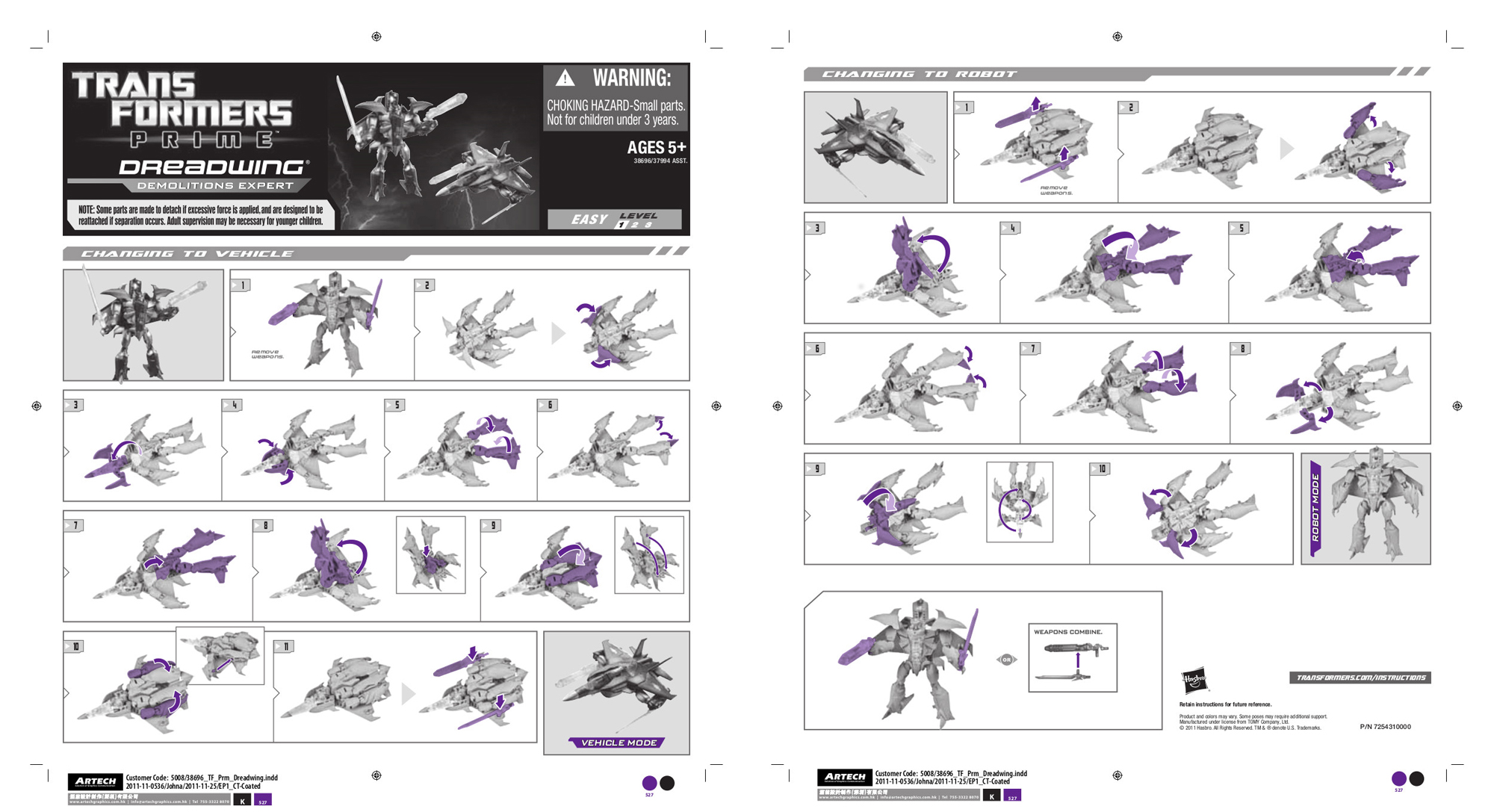 Cyberverse Commander Class Dreadwing (Transformers, Prime, Decepticon ...