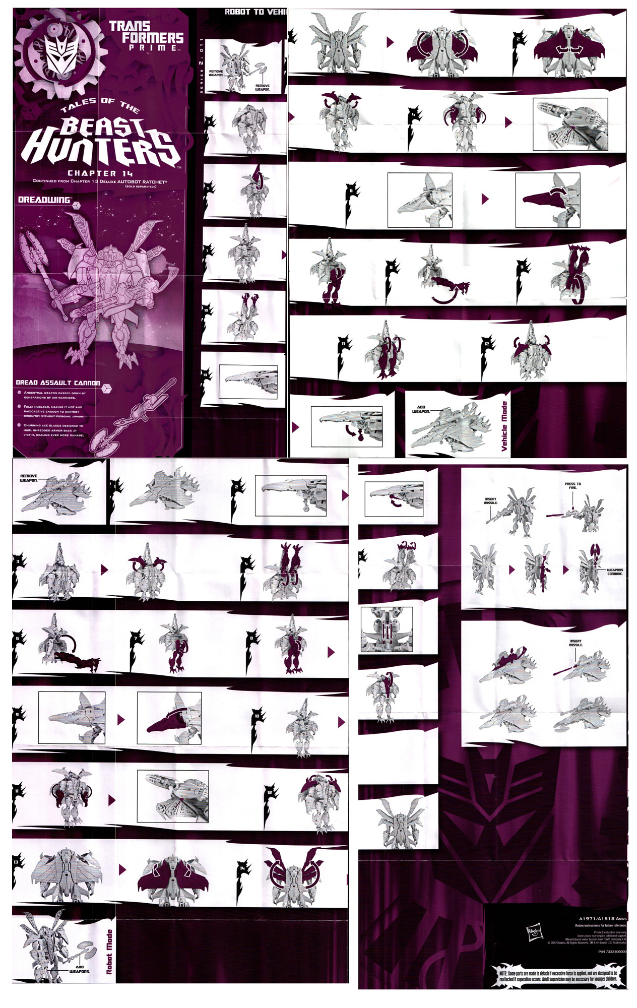 Deluxe Class Dreadwing (Transformers, Prime, Decepticon ...