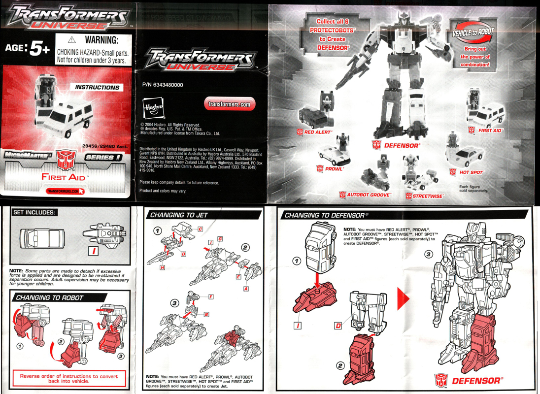 Series I Protectobots (Defensor) First Aid (Transformers, Universe ...