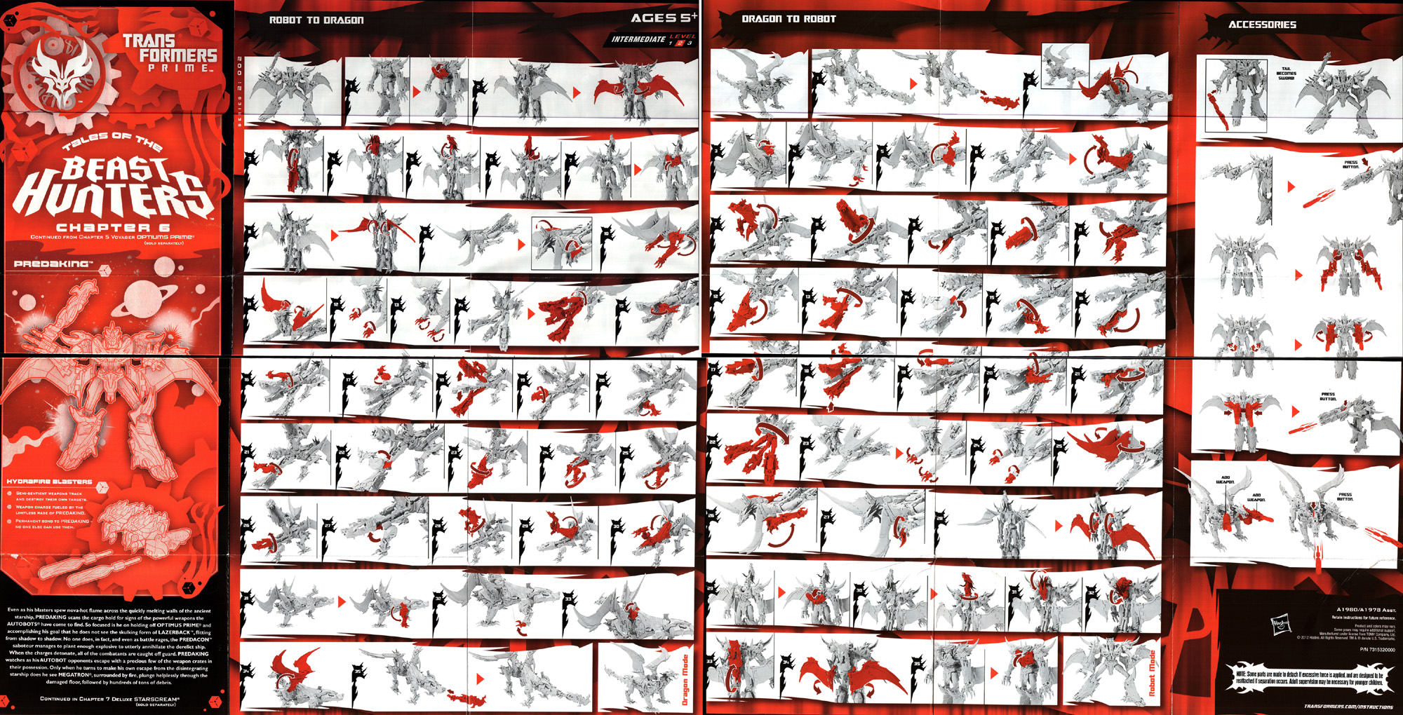 Voyager Class Predaking (Transformers, Prime, Predacon ...