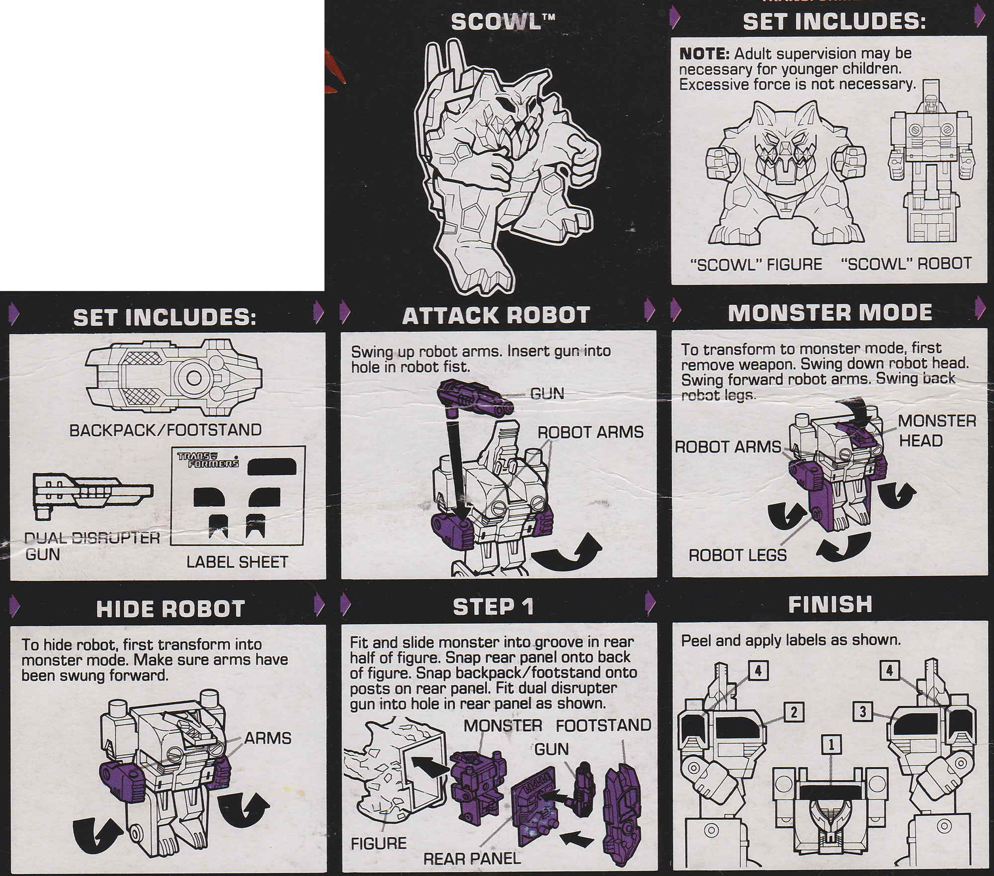 Pretender Monsters (Monstructor) Scowl (PM4) (Transformers, G1 ...