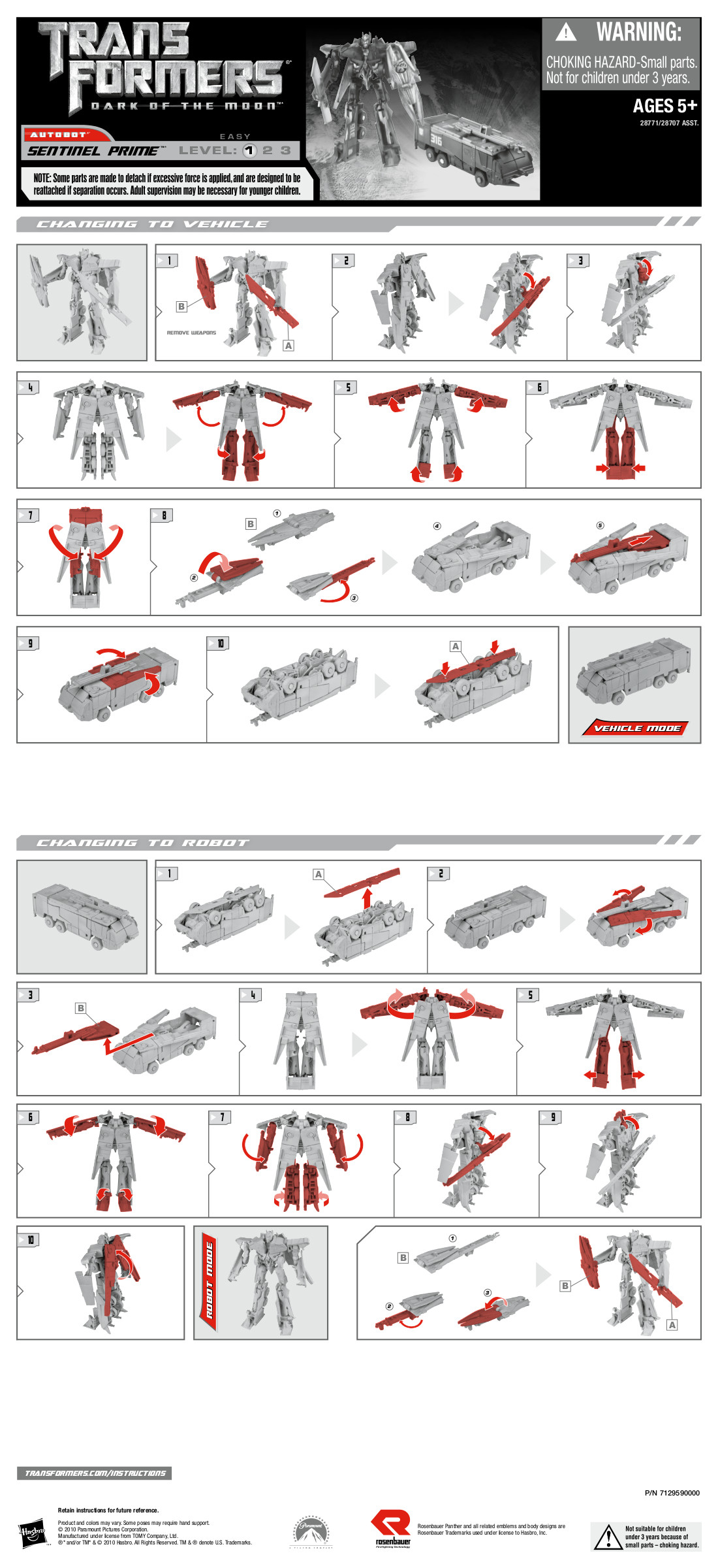 Cyberverse Commander Class Sentinel Prime (Transformers, Movie - Dark ...