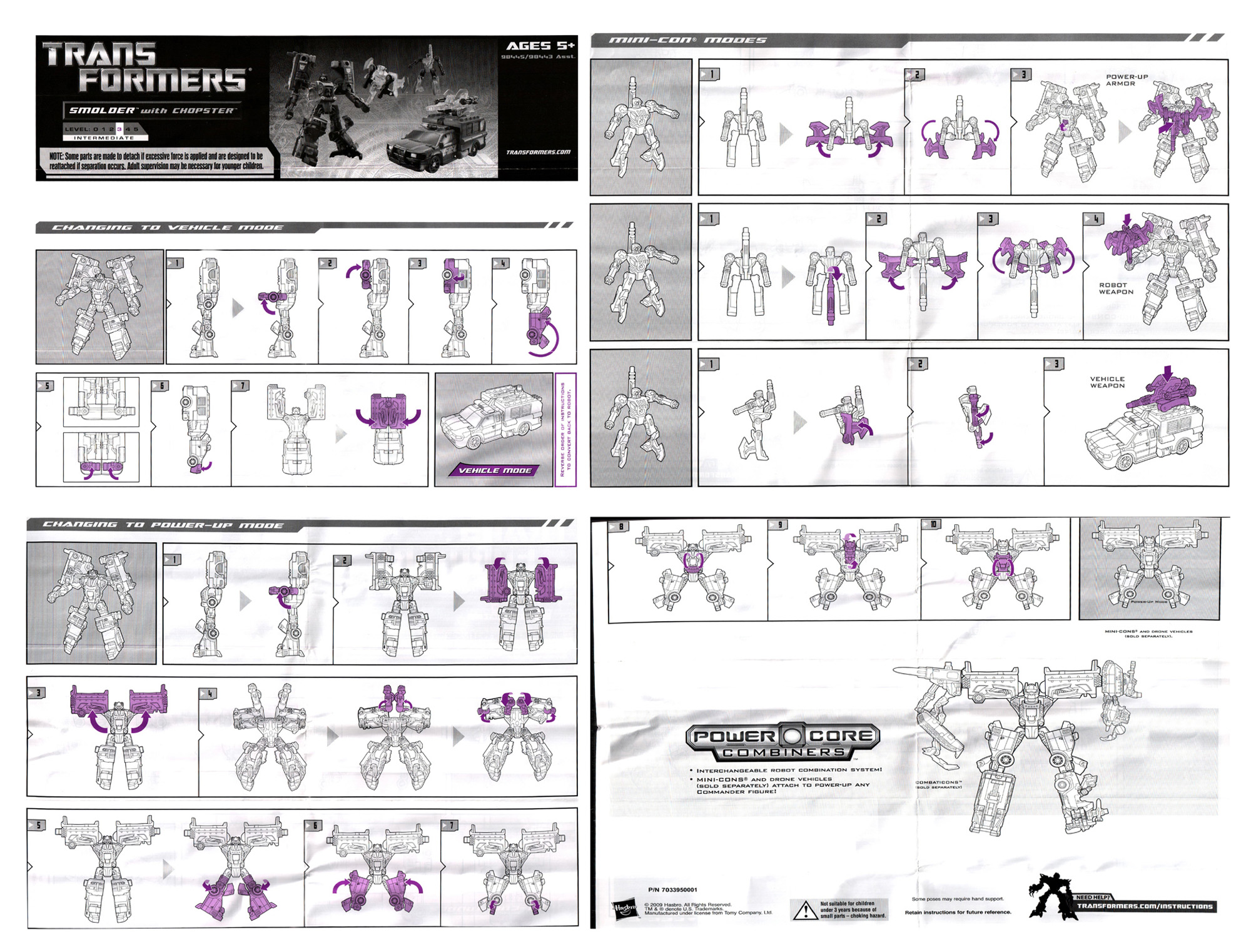 Commander 2-packs Smolder with Chopster (Transformers, Power Core ...