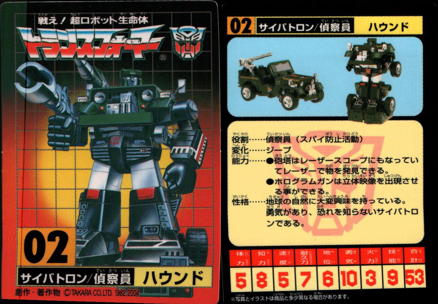 Autobots Hound (14) (Transformers, The Transformers Collection (Reissue ...