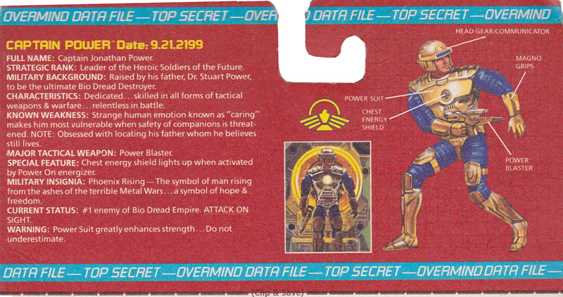 Basic Figures Captain Power (Captain Power, Captain Power and the ...