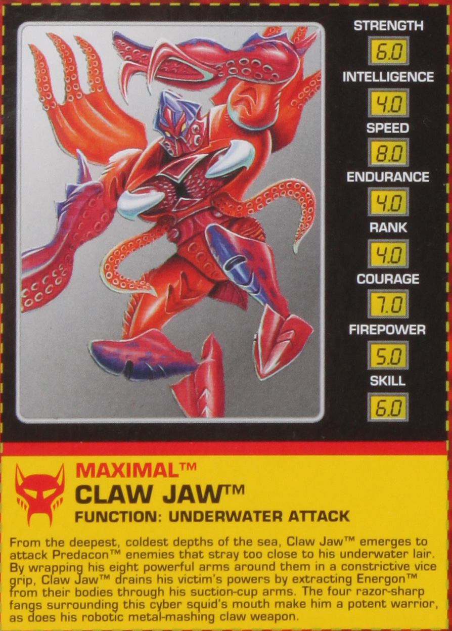 Basic Class Claw Jaw (Transformers, Beast Wars, Maximal ...