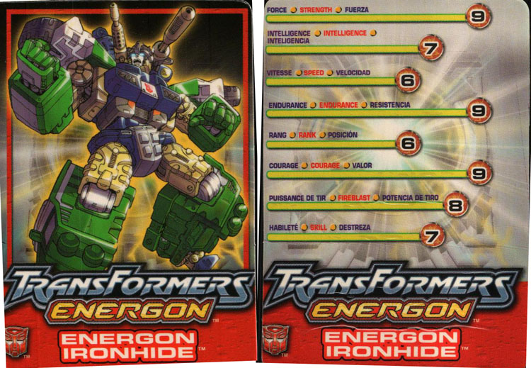 Mega Class Energon Ironhide (Transformers, Energon, Autobot ...