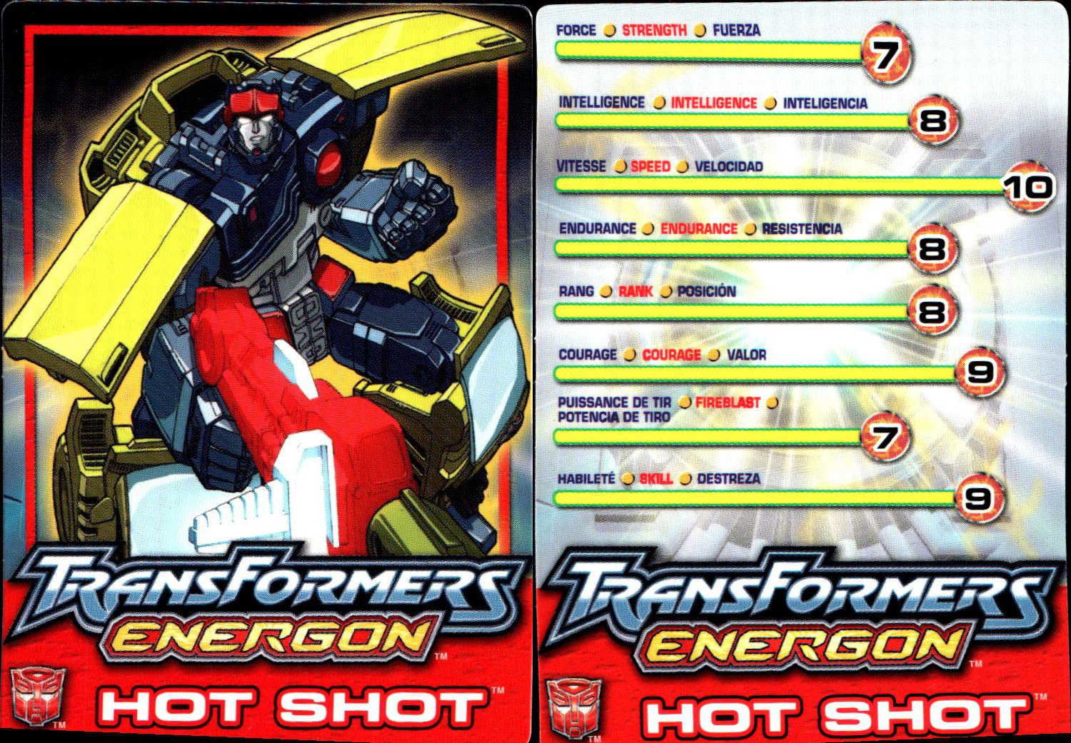 Combat Class Hot Shot (Transformers, Energon, Autobot ...