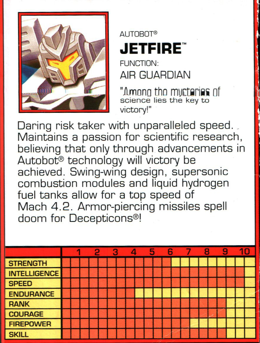 Cyberjets Jetfire (Transformers, G2, Autobot) | Transformerland.com ...